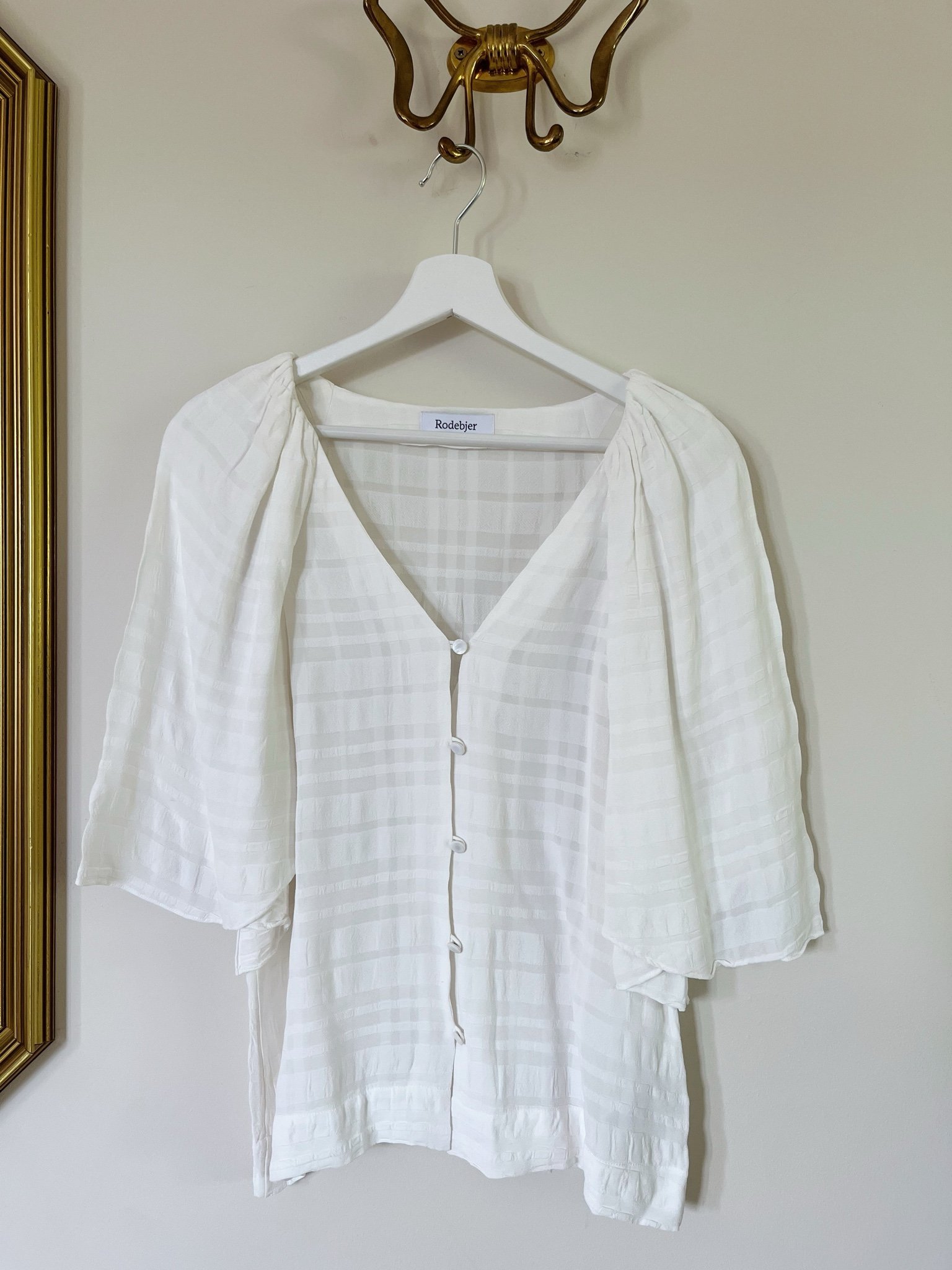 Rodebjer vit blus, storlek S | Köp på Tradera (734769660)
