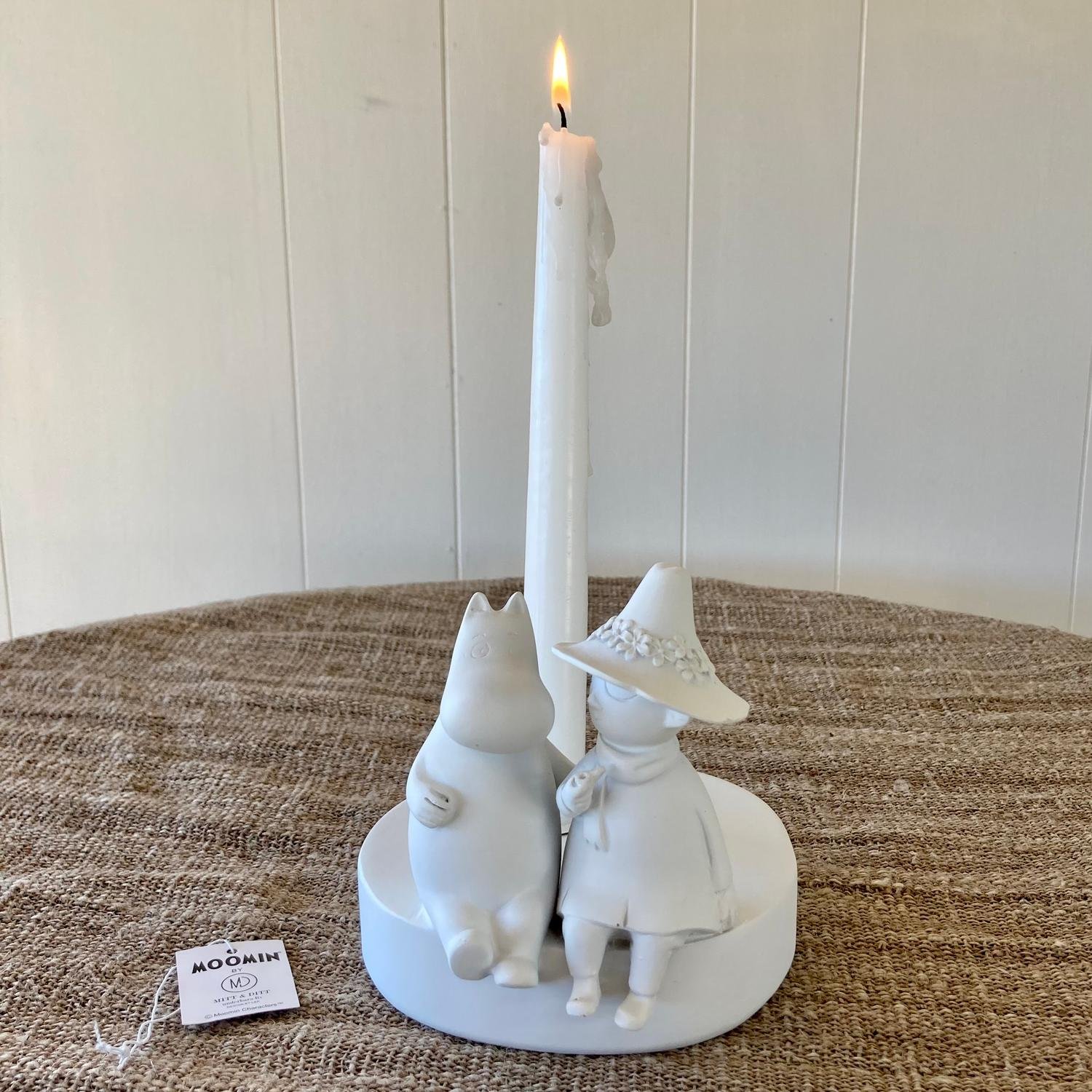 Snusmumriken mumin moomin ljusstake vänskap muminfigur figur mumintrollet