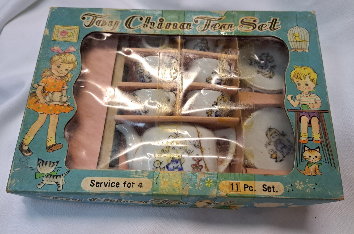 Vintage Toy China Tea Set Made in Japan With Bo.. | Köp på Tradera ...