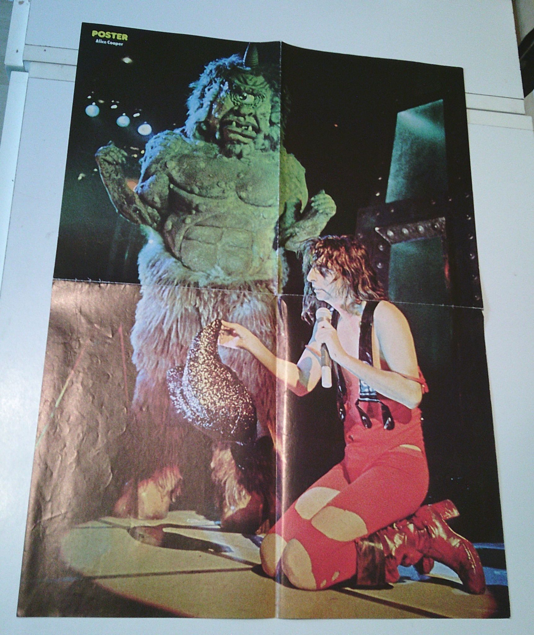 Alice Cooper Ted Gärdestad - Affisch Från Tidni.. | Köp på Tradera ...