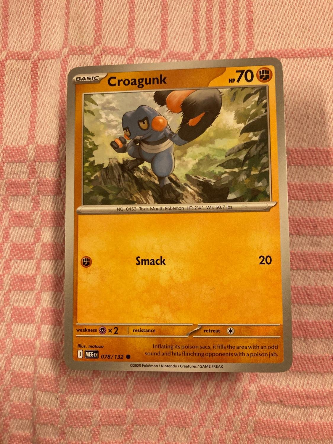 CROAGUNK - POKEMON - MEGA EVOLUT.. | Köp från hasse1248 på Tradera ...