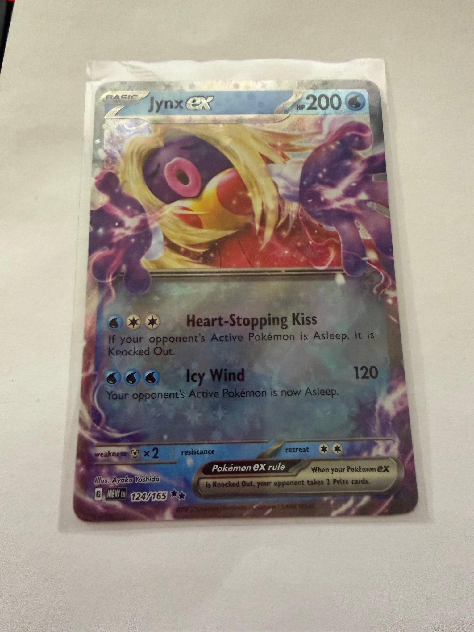 Jynx EX 124/165 Double Rare Holo - Pokémonkort | Köp på Tradera (708648160)