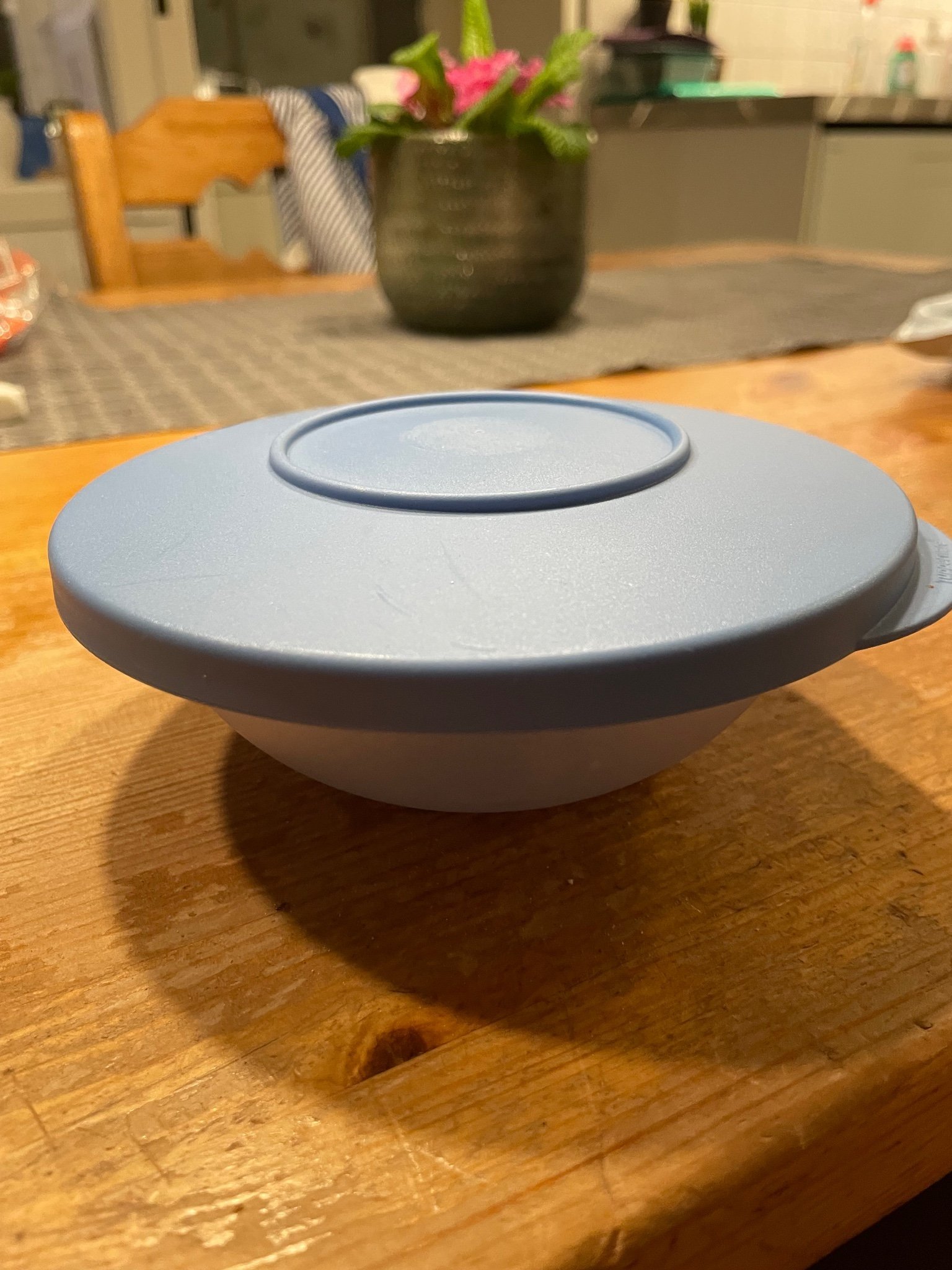 Tupperware ljusblå skål 220 ml | Köp på Tradera (707633990)