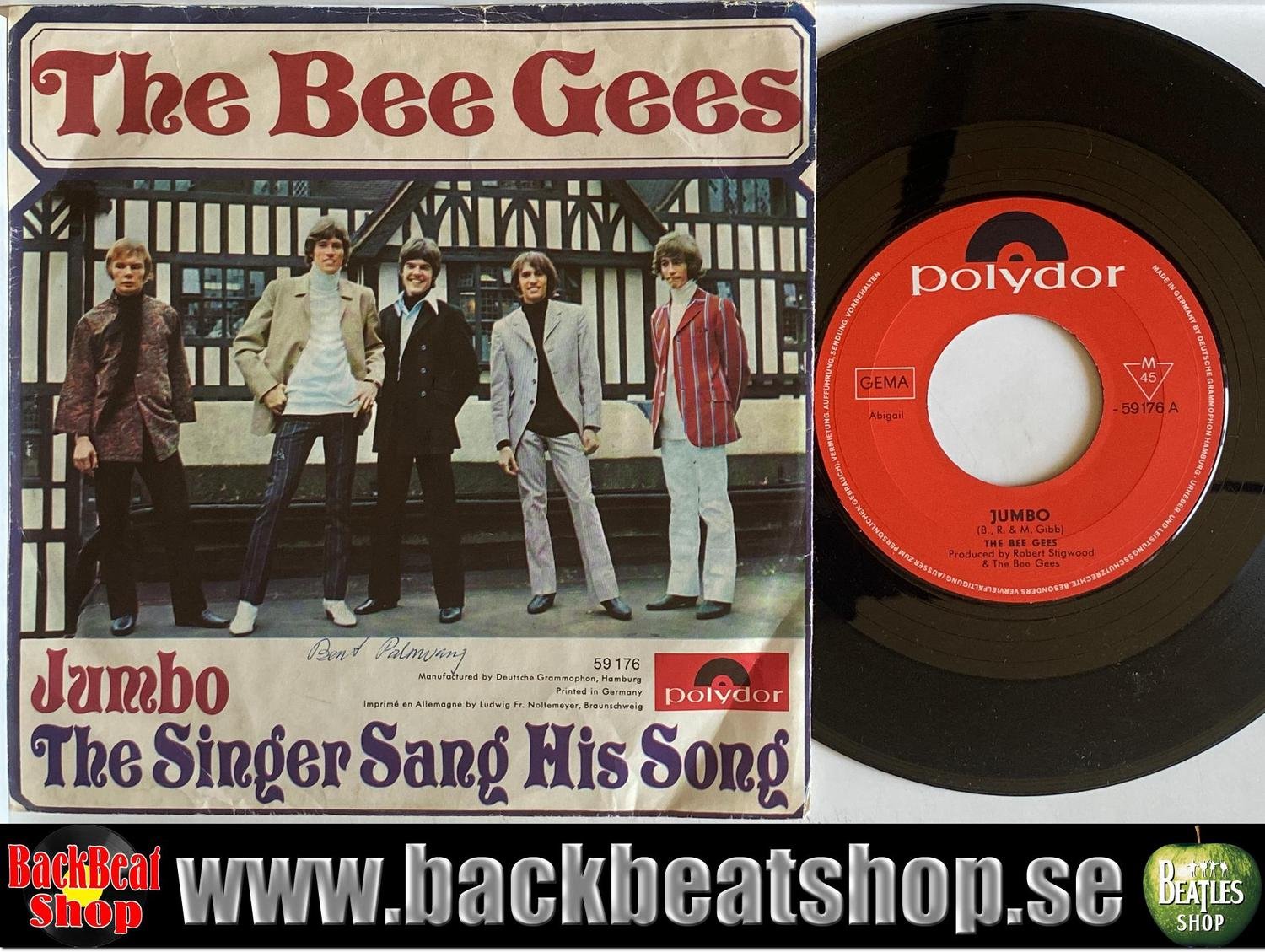 BEE GEES - JUMBO / THE SINGER SAN.. | Köp från backbeat på Tradera ...