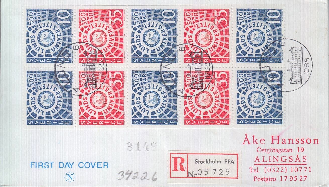 FDC 196.. | Köp från StockholmVykortochFrimärkshandelAB på Tradera ...