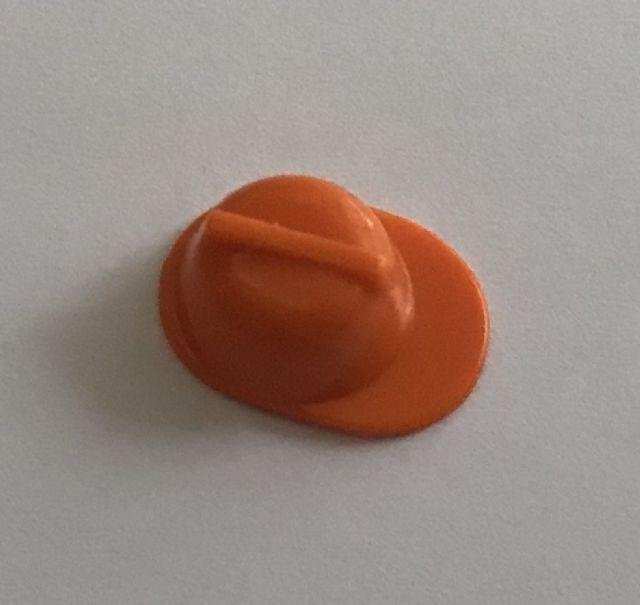 Lego Minifigure, Headgear Fire Helmet (orange) | Köp på Tradera (500125091)