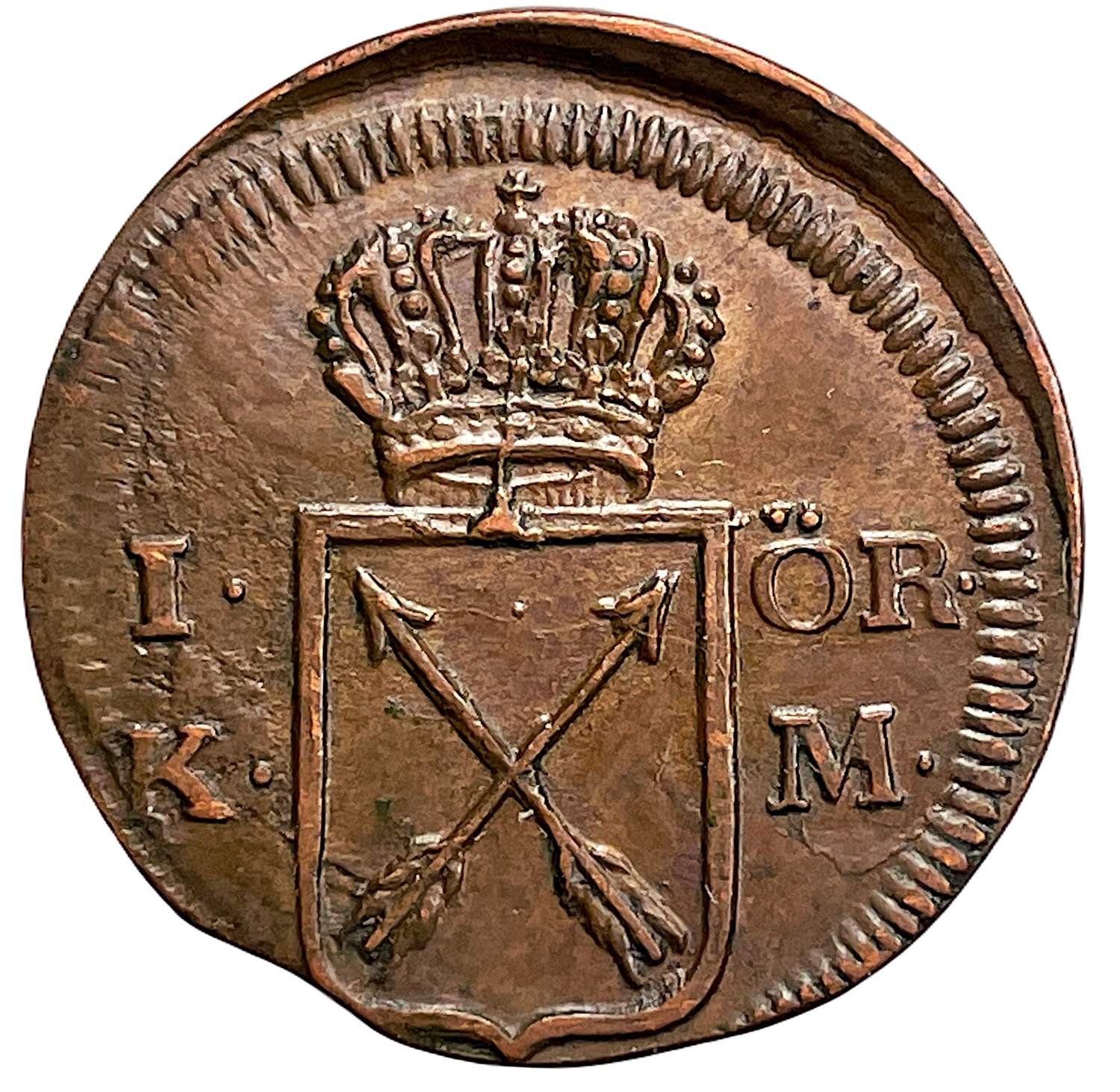 Se produkter som liknar Adolf Fredrik - 1 Öre KM 1768.. på Tradera ...