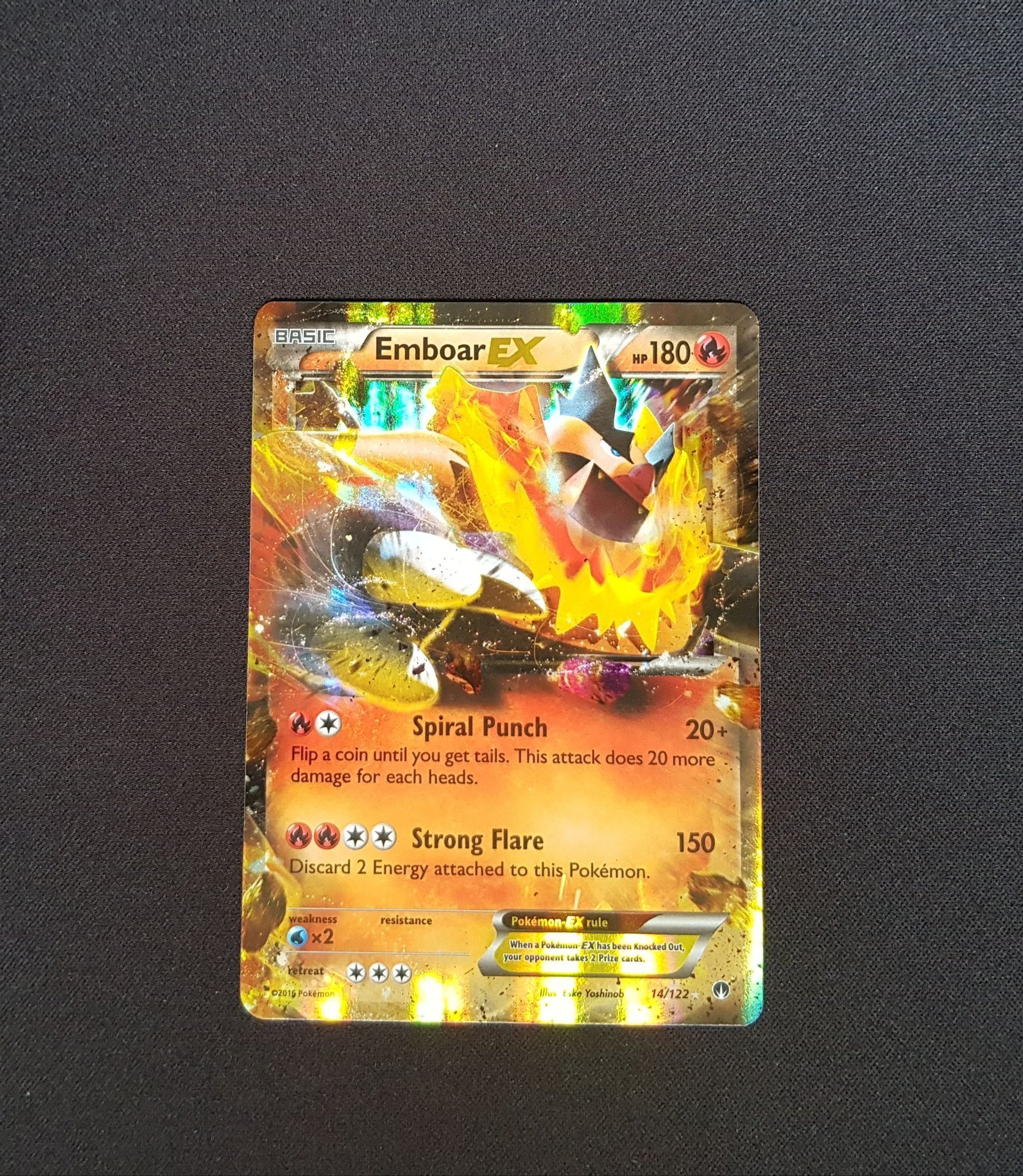 Emboar EX 14/122 Ultra Rare - XY Breakpoint - P.. | Köp på Tradera ...