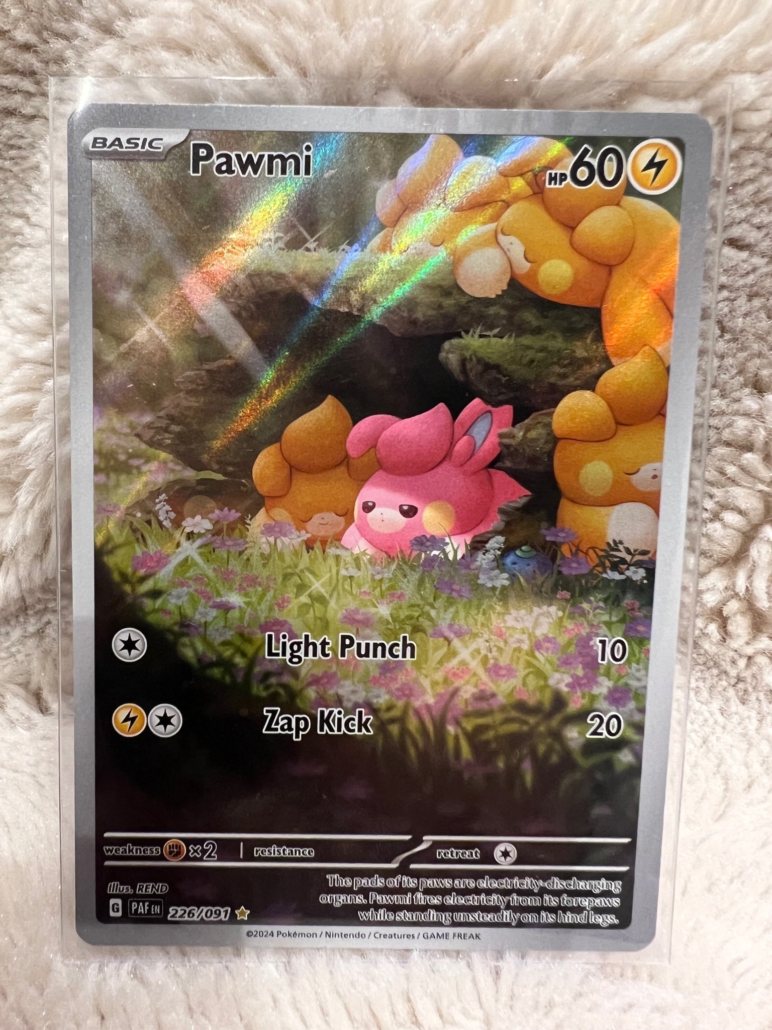 Se produkter som liknar Pokémon kort, Pawmi, 226/091,.. på Tradera ...