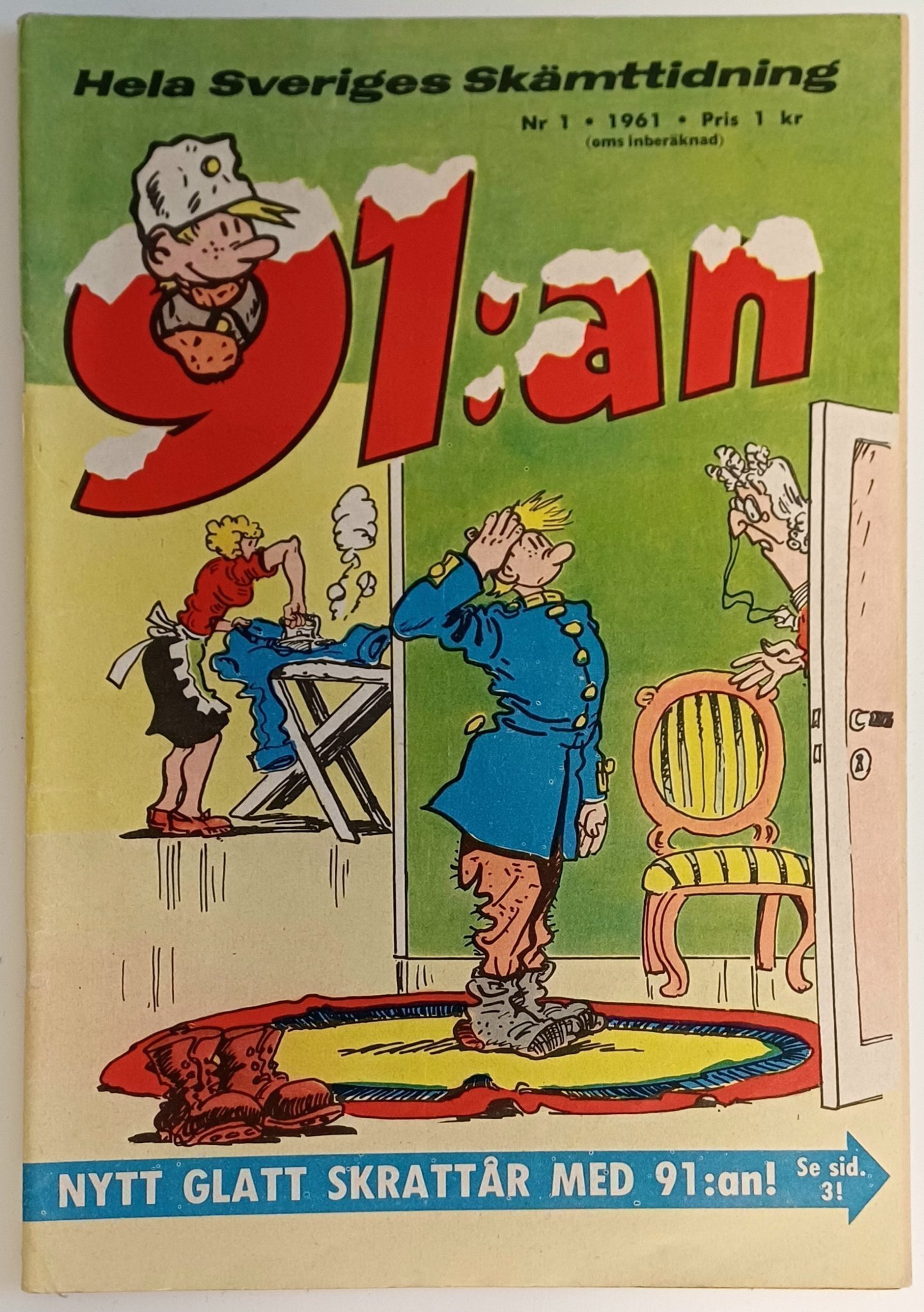 91:an 1961 nr 1 - 91:an nr 1 är i fint grundski.. | Köp på Tradera ...