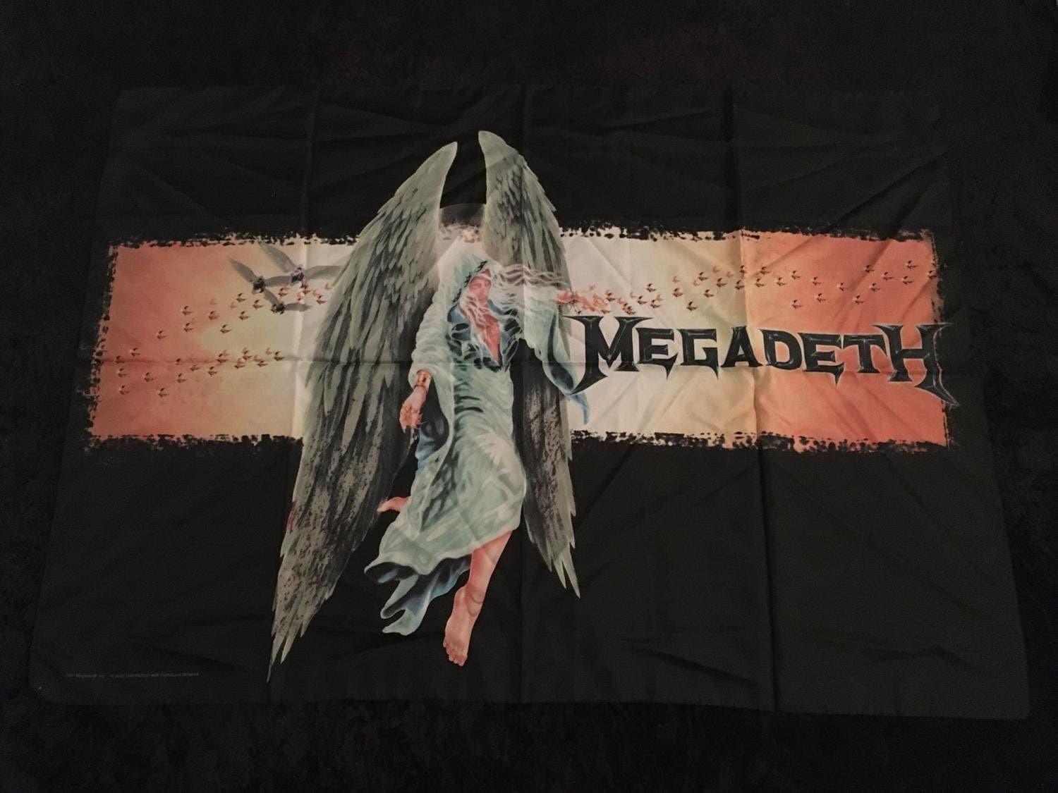MEGADETH Poster flagga Posterflag SAMLAROBJEKT .. | Köp på Tradera ...