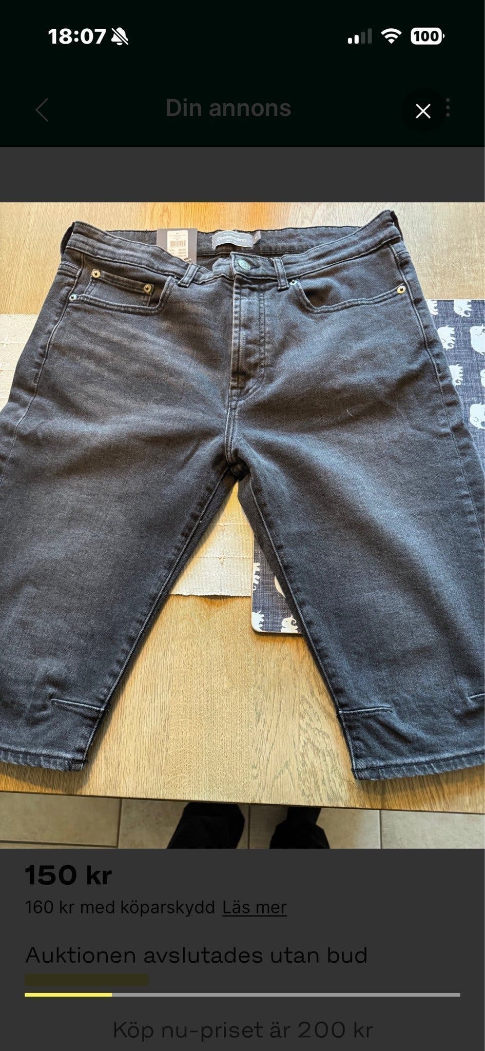 Dressmann svarta shorts, storlek M Nya med lapp.. | Köp på Tradera ...
