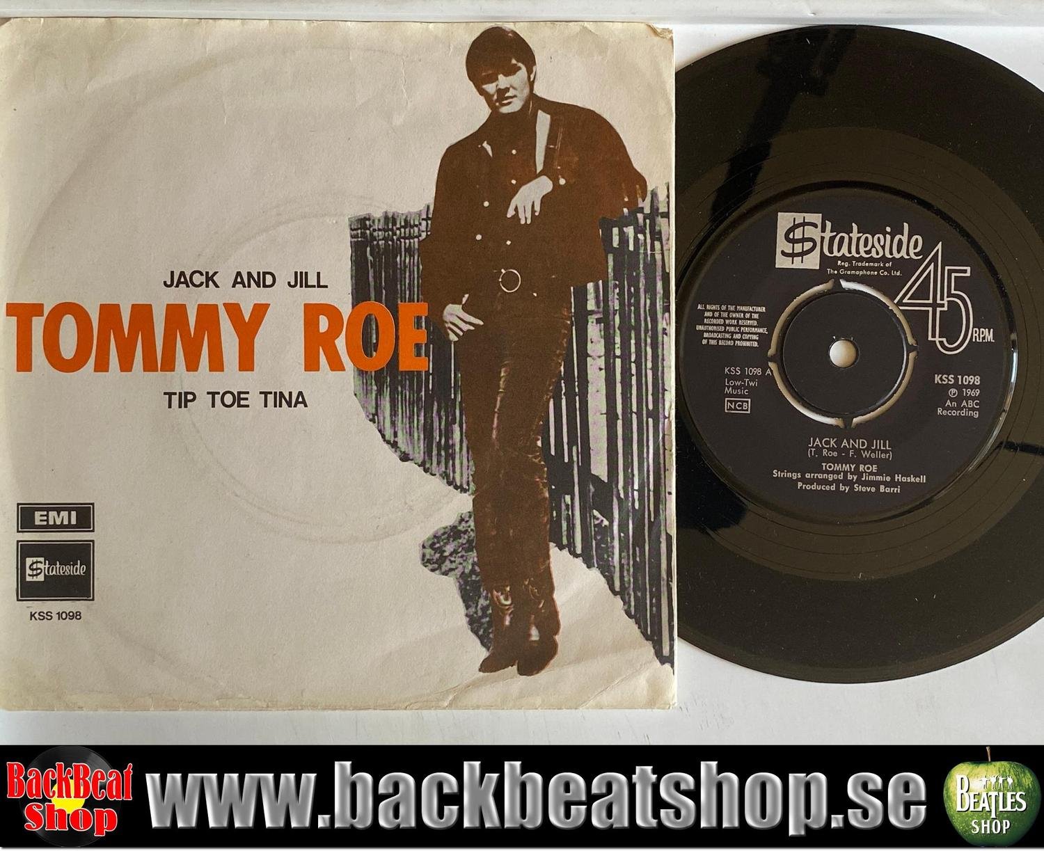TOMMY ROE - JACK AND JILL / TIP T.. | Köp från backbeat på Tradera ...