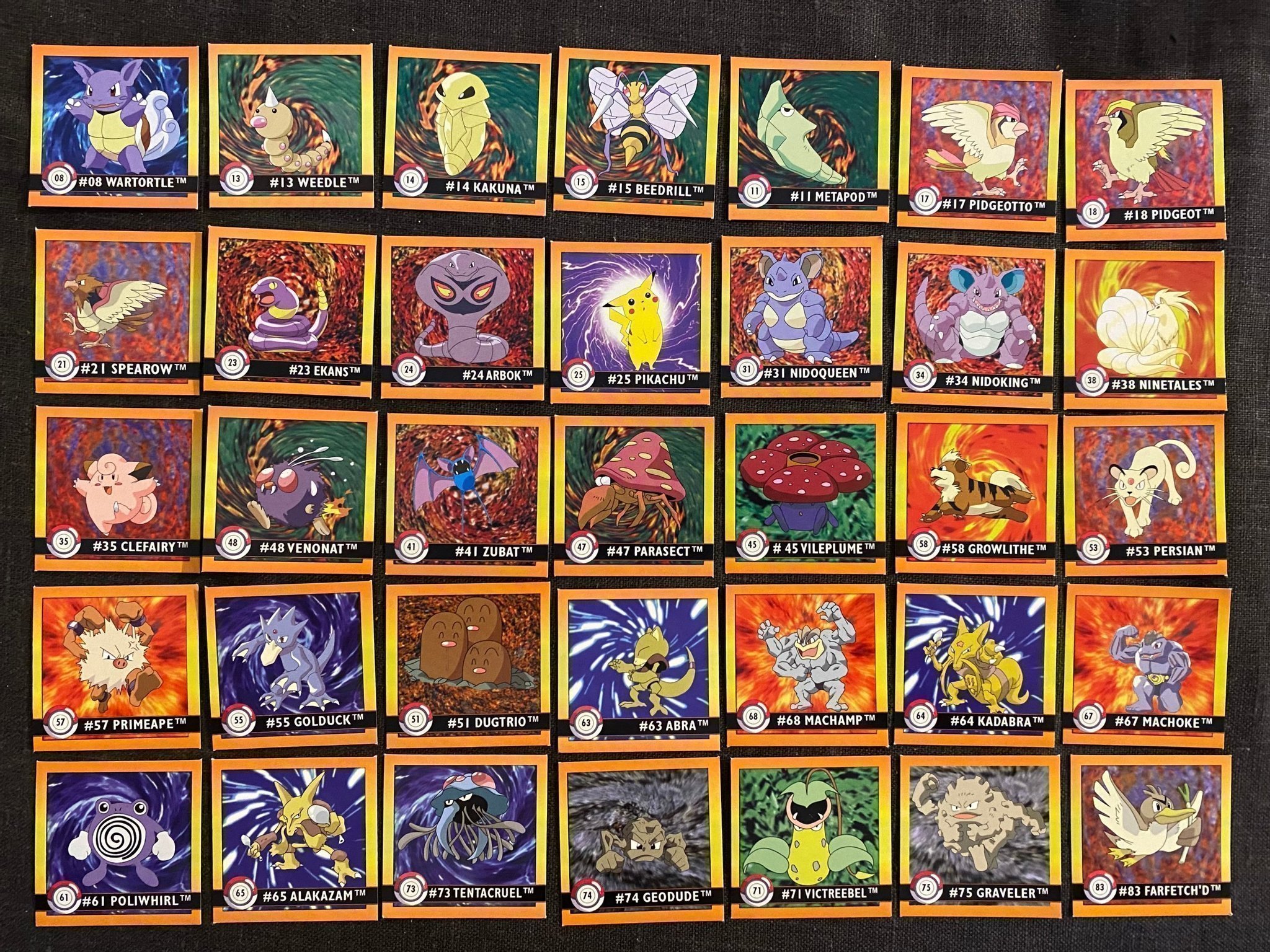 Pokemon Artbox Stickers - Rare - 1999 - Wartort.. | Köp på Tradera ...