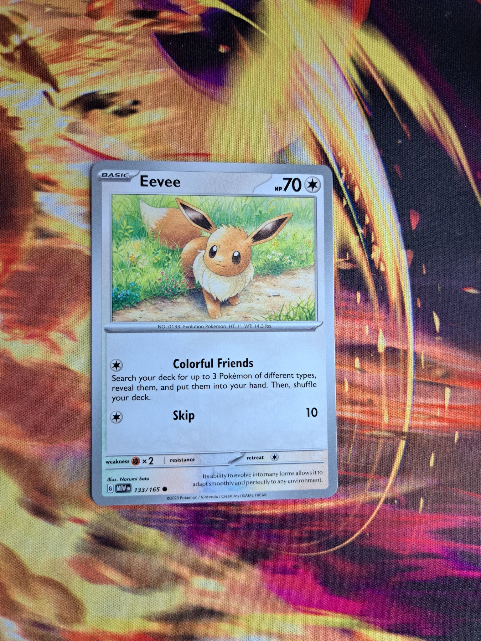 Eevee Common 133/165 Pokemon 151 Pokemon Tradin.. | Köp på Tradera ...