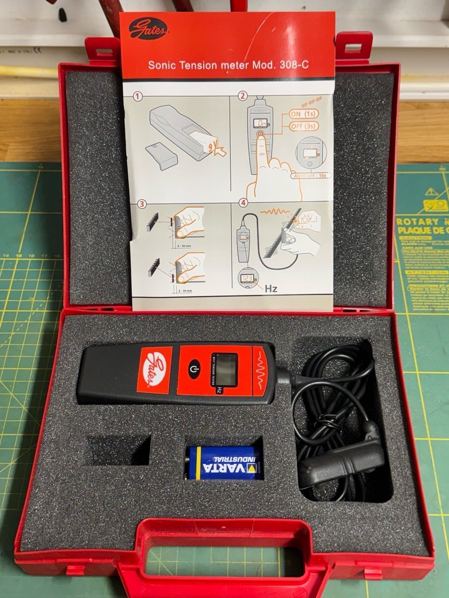 Gates Sonic Tension meter Mod. 308C | Köp på Tradera (664232928)