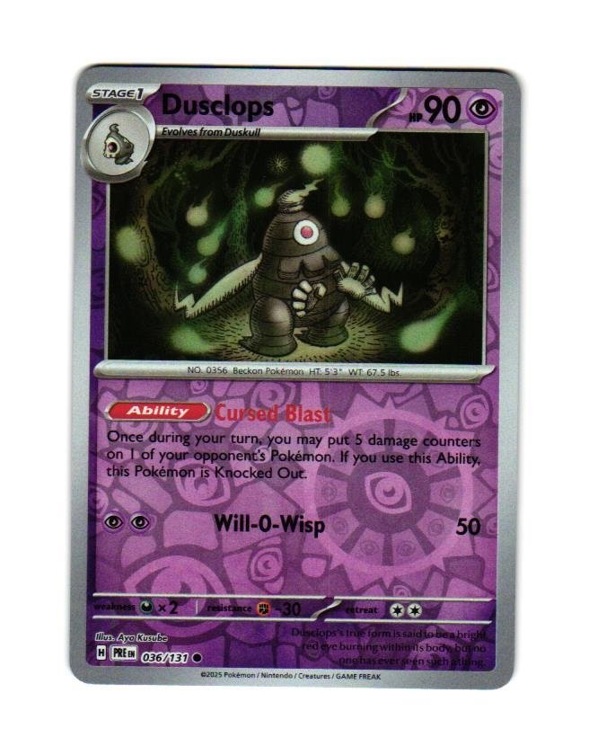 Dusclops Reverse Holo Common 03.. | Köp från RaCardShop på Tradera ...