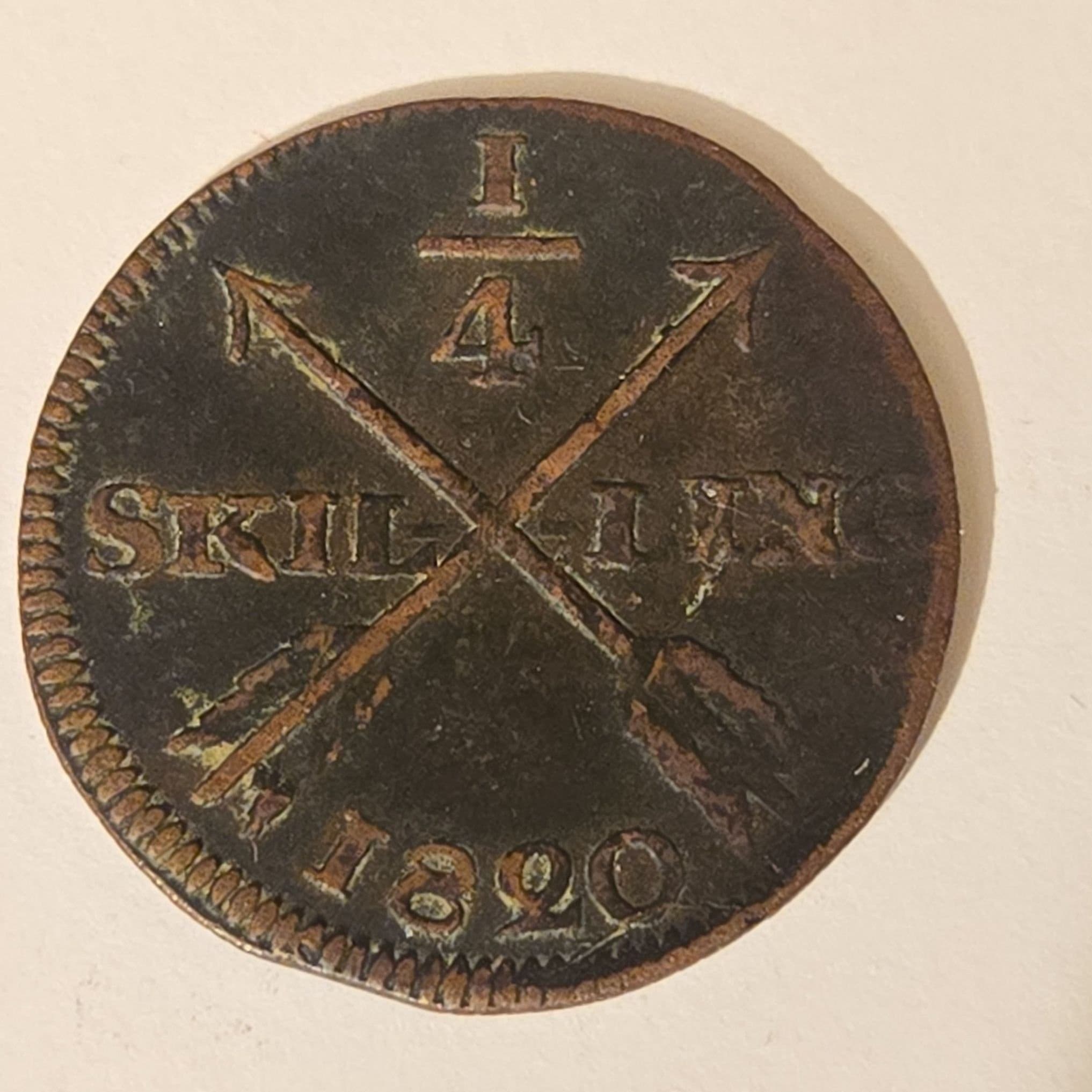 Se produkter som liknar 1/4 Skilling 1820 - KARL XIV .. på Tradera ...