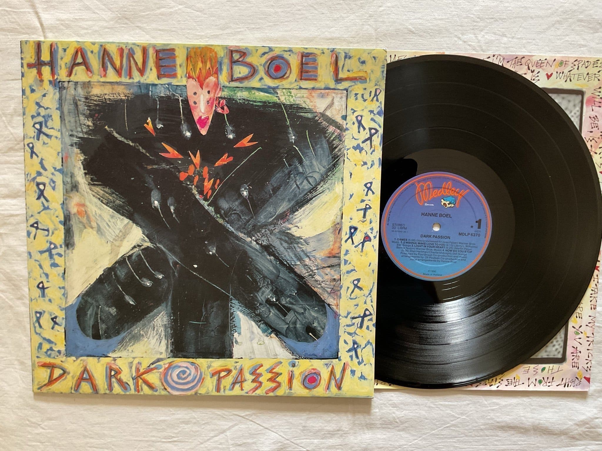 Hanne Boel - Dark Passion - Vinyl LP (1990) | Köp på Tradera (736824089)