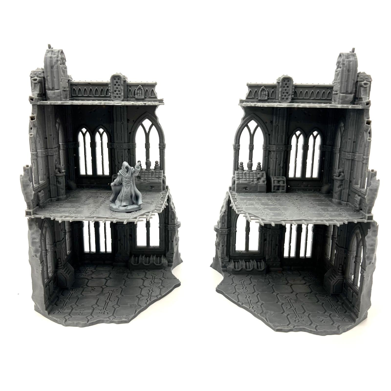 Gothic scifi ruin v4 - terrain dnd tabletop war.. | Köp på Tradera ...