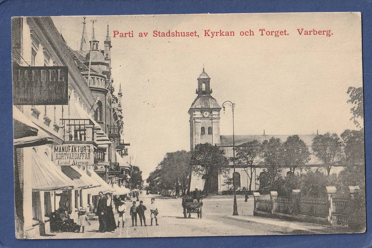 Se produkter som liknar Varberg. Gatuparti vid Torget.. på Tradera ...