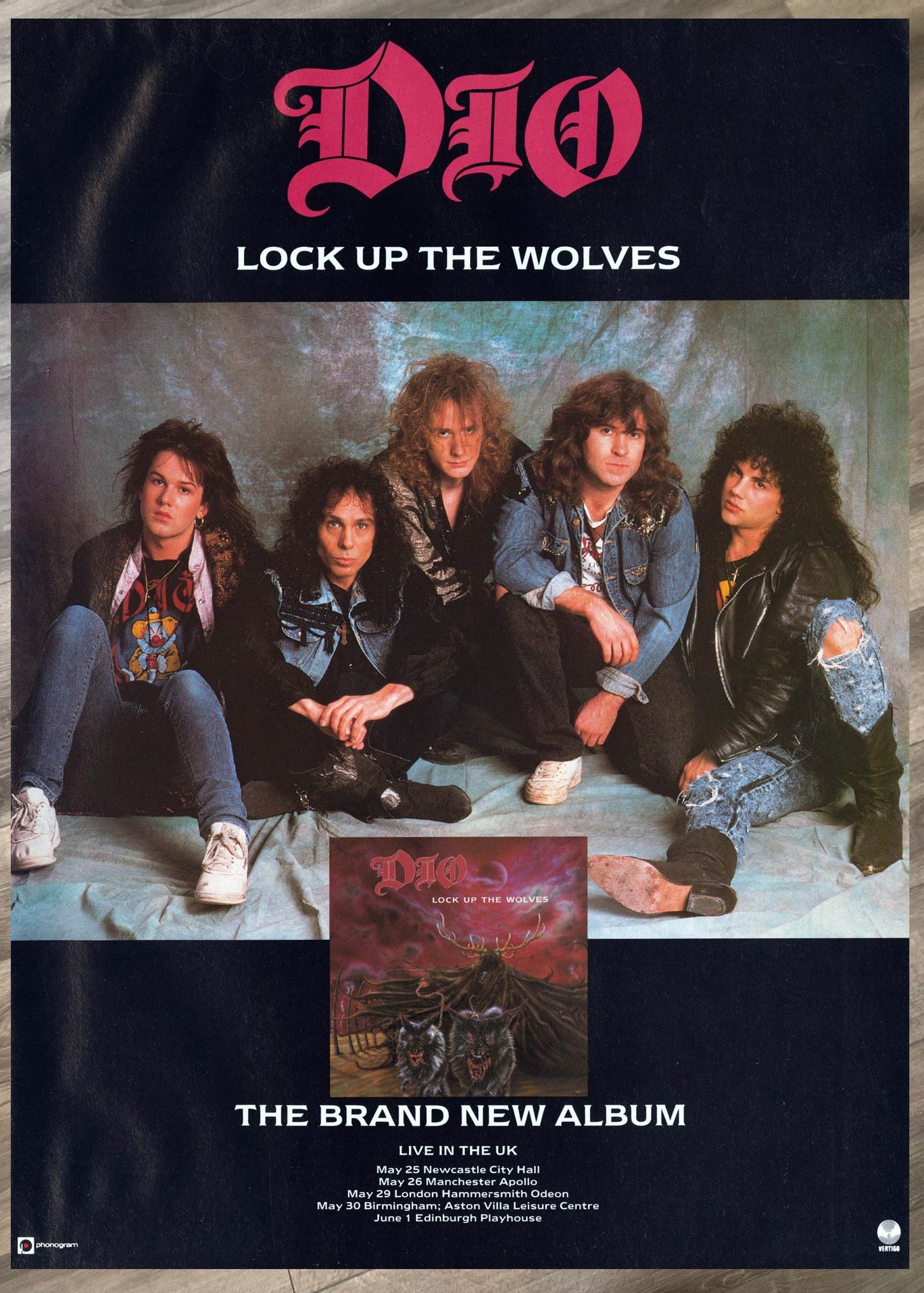 DIO LOCK UP THE WOLVES 1990 PHO.. | Köp från Djupegatan på Tradera ...