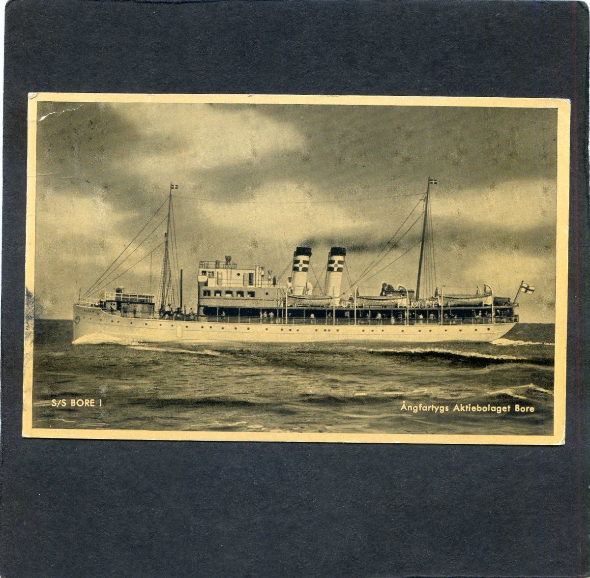 SS BORE 1 till sjöss Å.. | Köp från LindbladCartophilia på Tradera ...