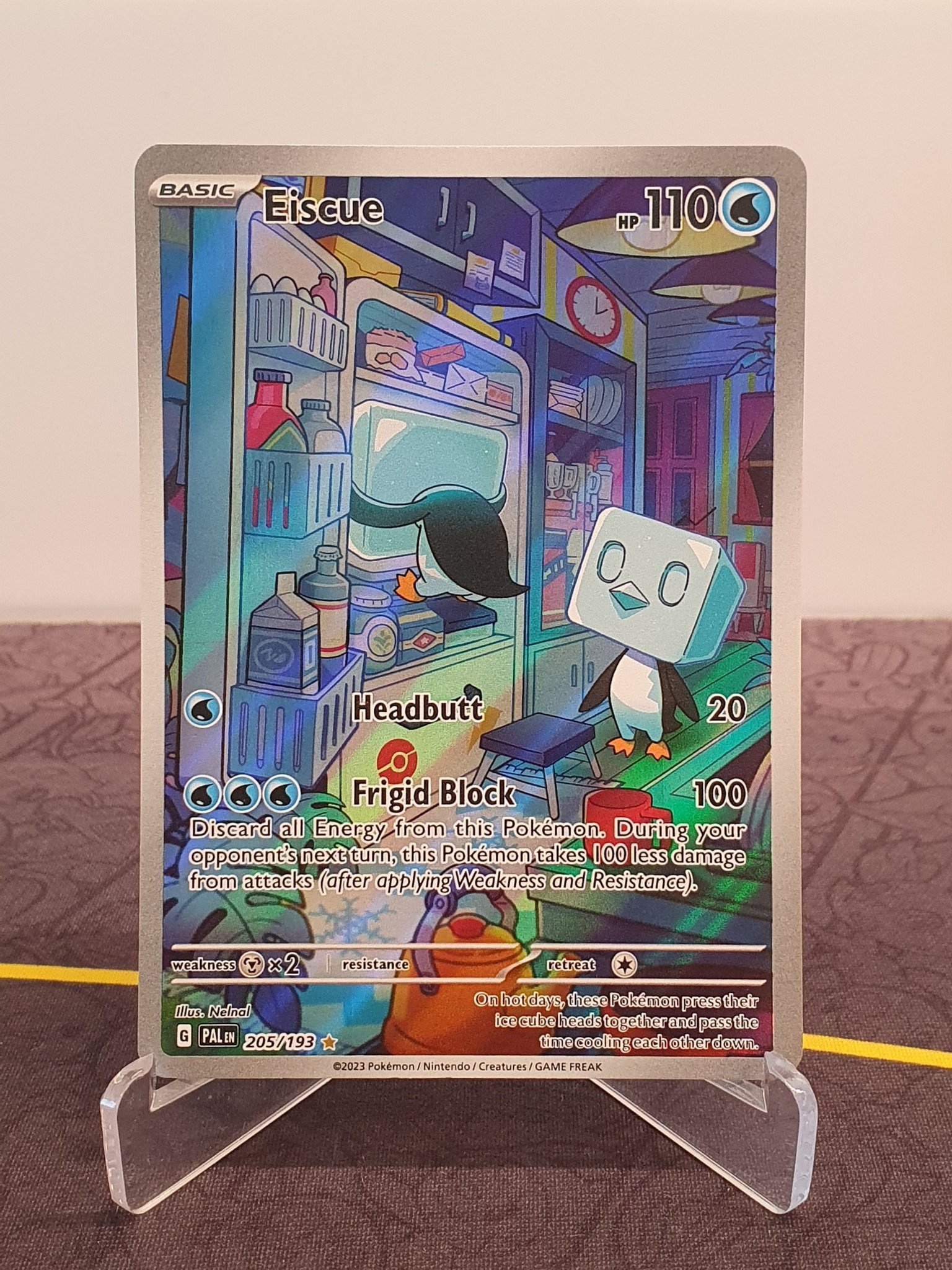 EISCUE 205/193 - Illustration Rare Full Art - P.. | Köp på Tradera ...