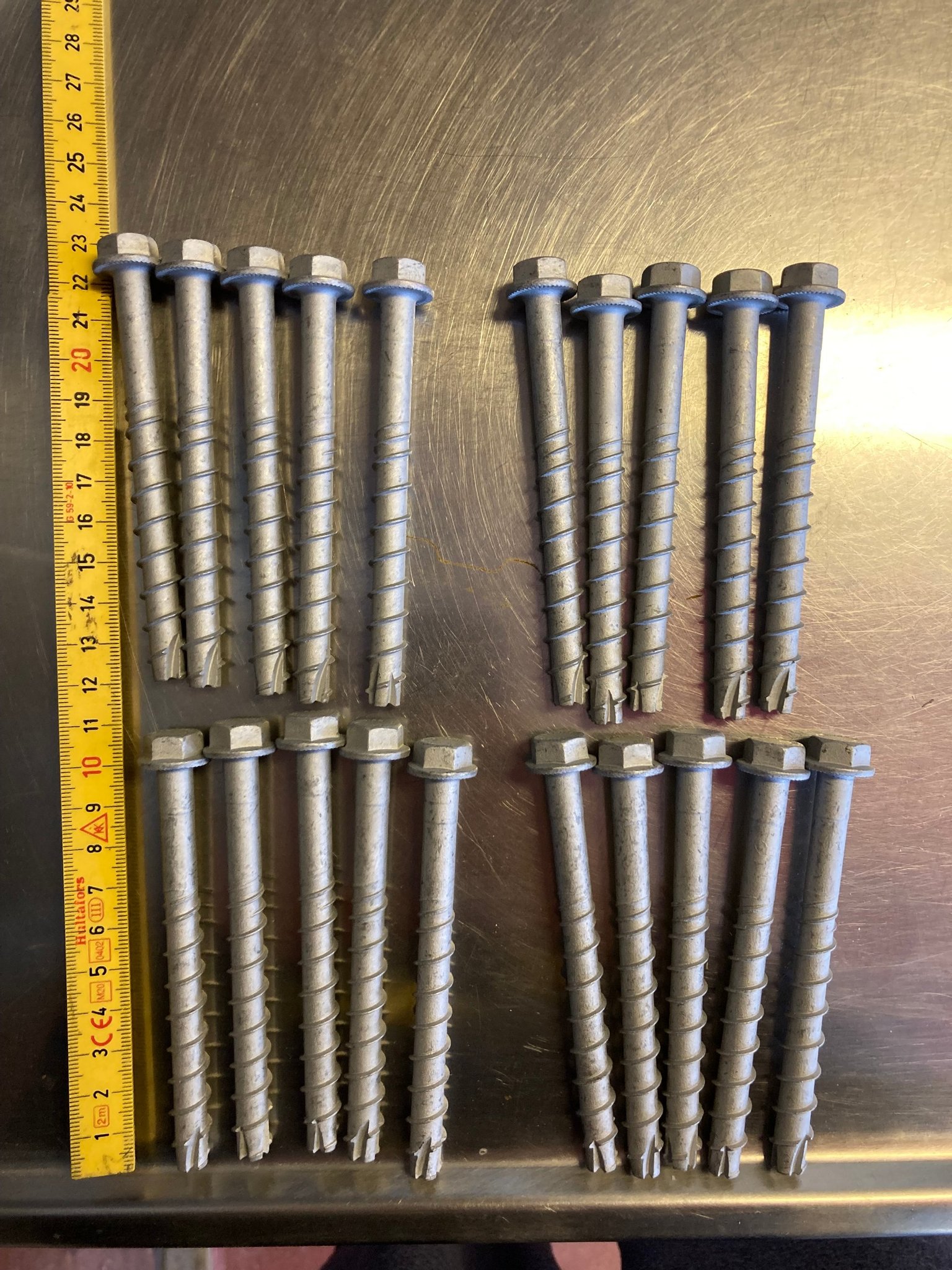 Betongskruv HUS3-HF 8x100 50/40/30. 20st | Köp på Tradera (712109954)