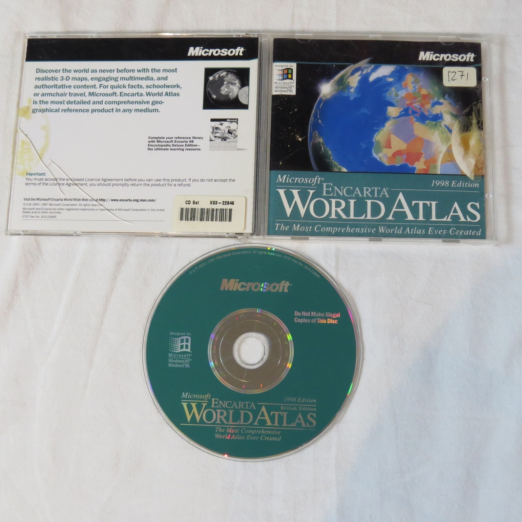 Microsoft Encarta World Atlas 1998 - PC CD-ROM | Köp på Tradera (690532115)