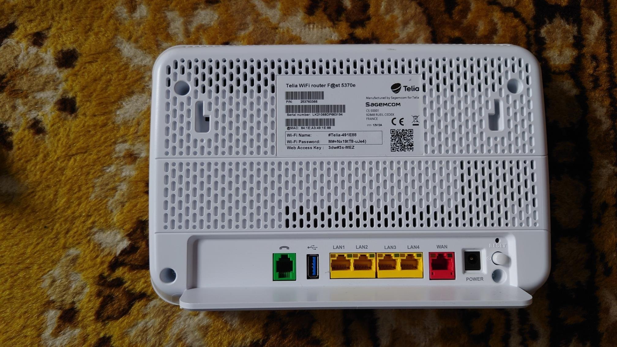 Se produkter som liknar Telia WiFi Router Sagemcom på Tradera (694597027)