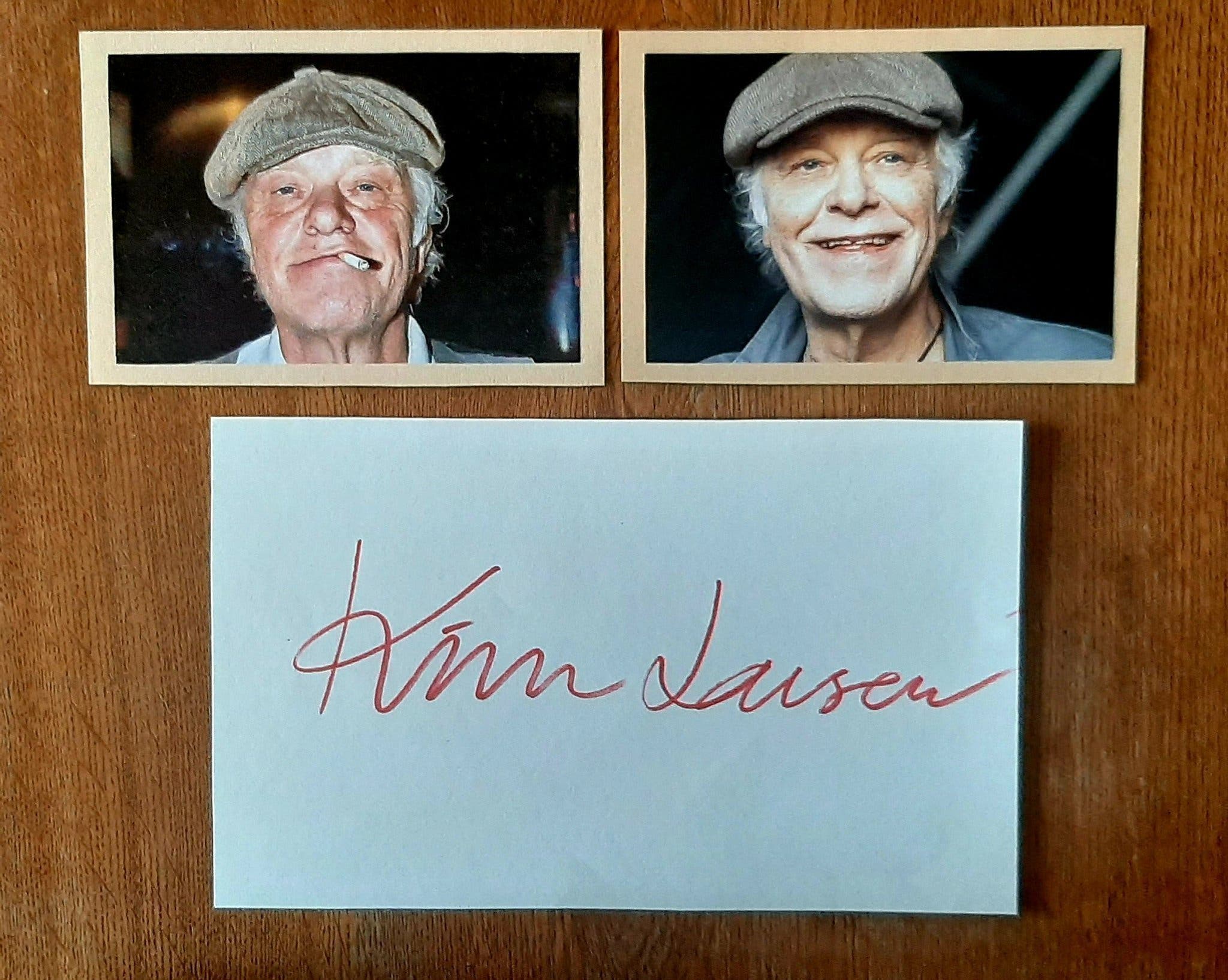 Se produkter som liknar KIM LARSEN SVÅR AUTOGRAF AV D.. på Tradera ...