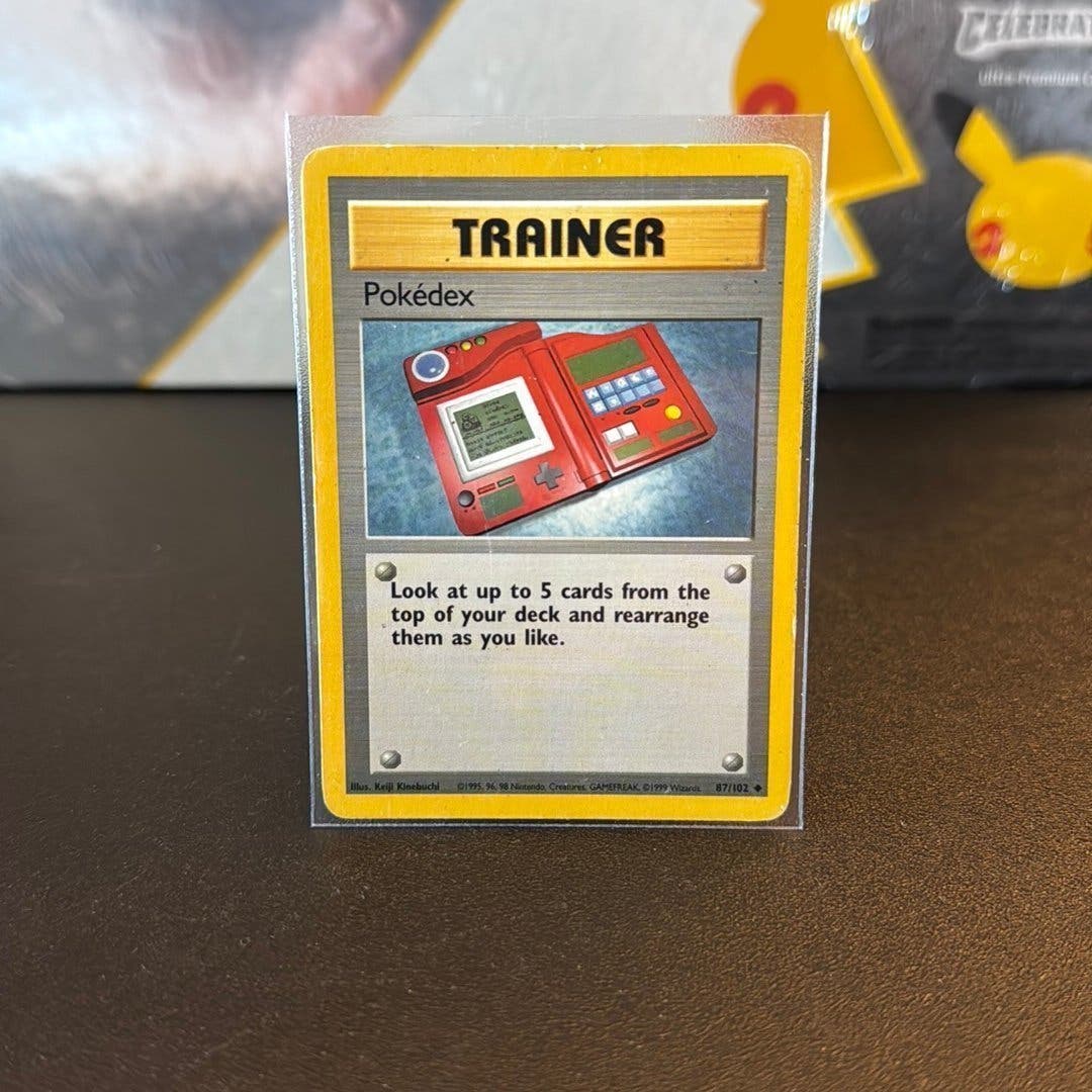 Pokedex - Base Set - 87/102 - Pokémonkort - Vin.. | Köp på Tradera ...