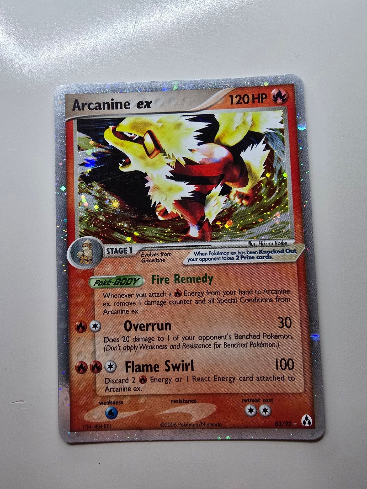 Arcanine EX Ultra Rare Holo | Köp på Tradera (708064339)