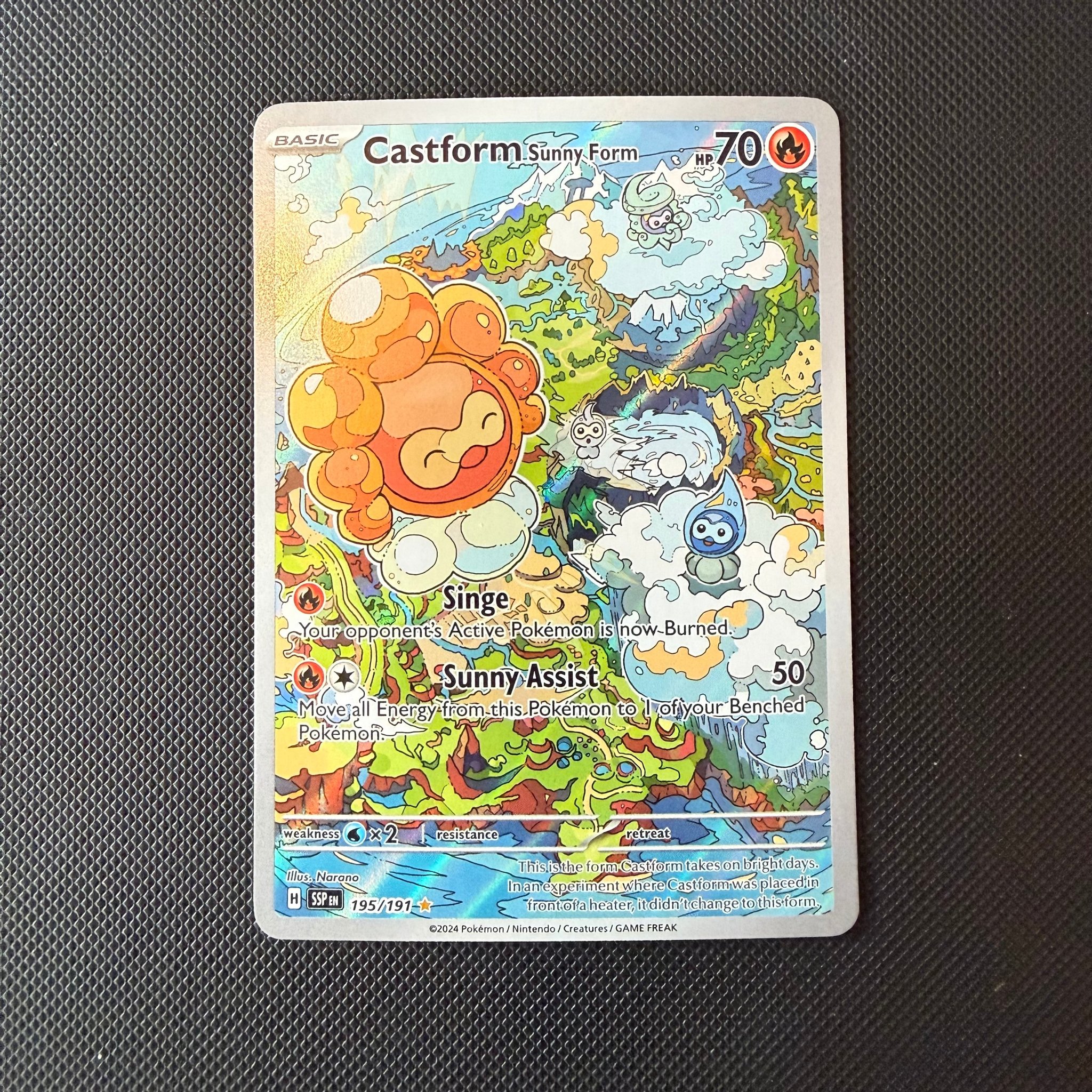 Castform Sunny Form (IR) – 195/191 – Pokémon Su.. | Köp på Tradera ...