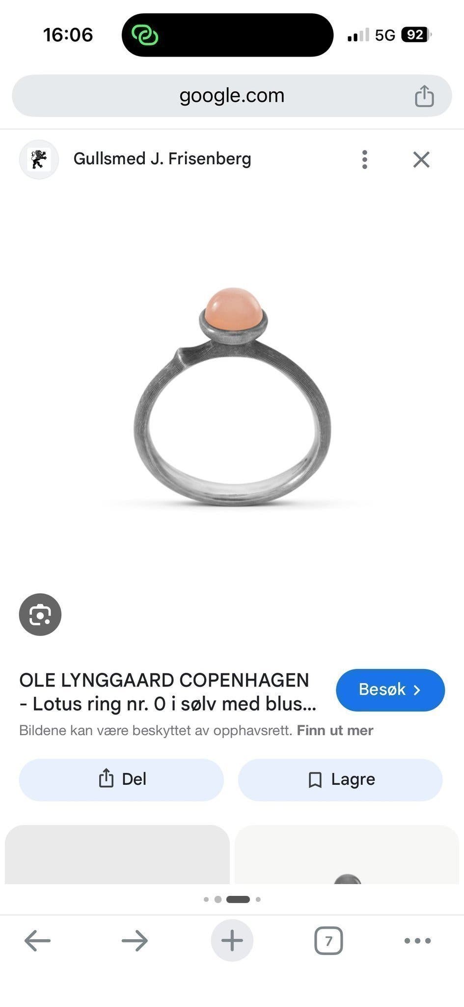 OLE LYNGGAARD COPENHAGEN – Lotus ring nr. 0, Si.. | Köp på Tradera ...