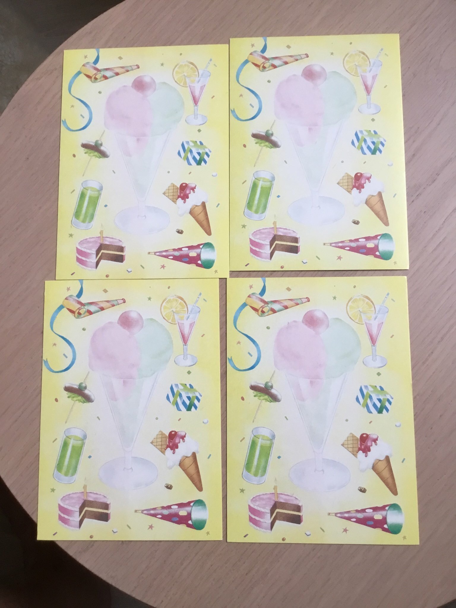 4 Inbjudningskort Kalas Party Barn | Köp på Tradera (695006851)