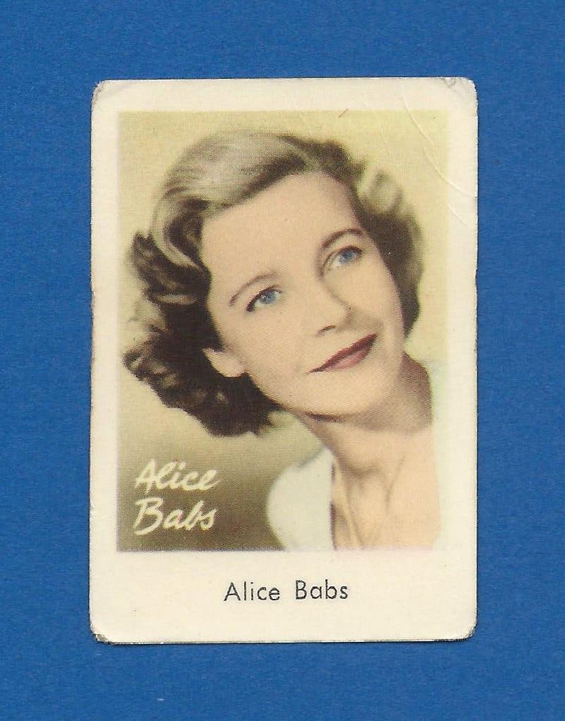 Se produkter som liknar Autografbilder - Alice Babs på Tradera (696275716)