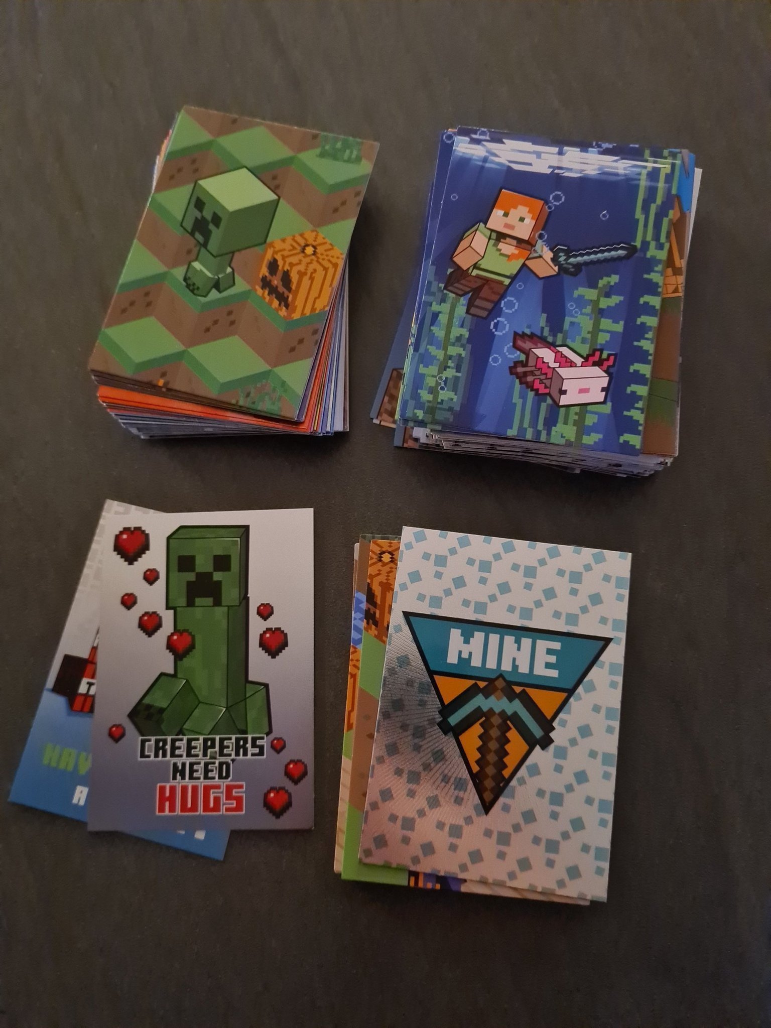 Minecraft trading cards | Köp på Tradera (611026221)