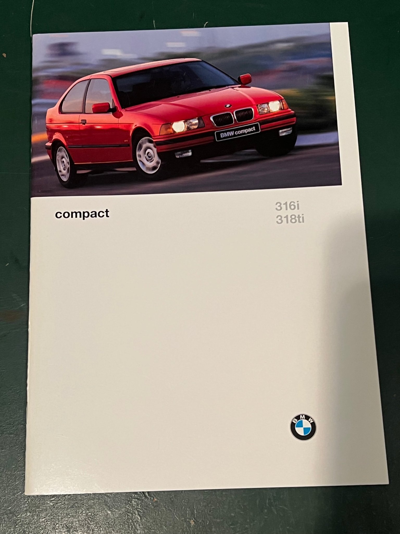 BMW Compact 316i 318ti - Produktbroschyr, 1994 | Köp på Tradera (723273102)