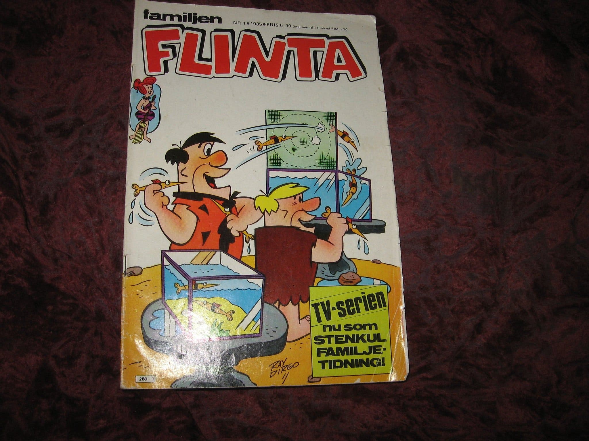 FAMILJEN FLINTA SERIETIDNING NR 1.. | Köp från ghost 64 på Tradera ...