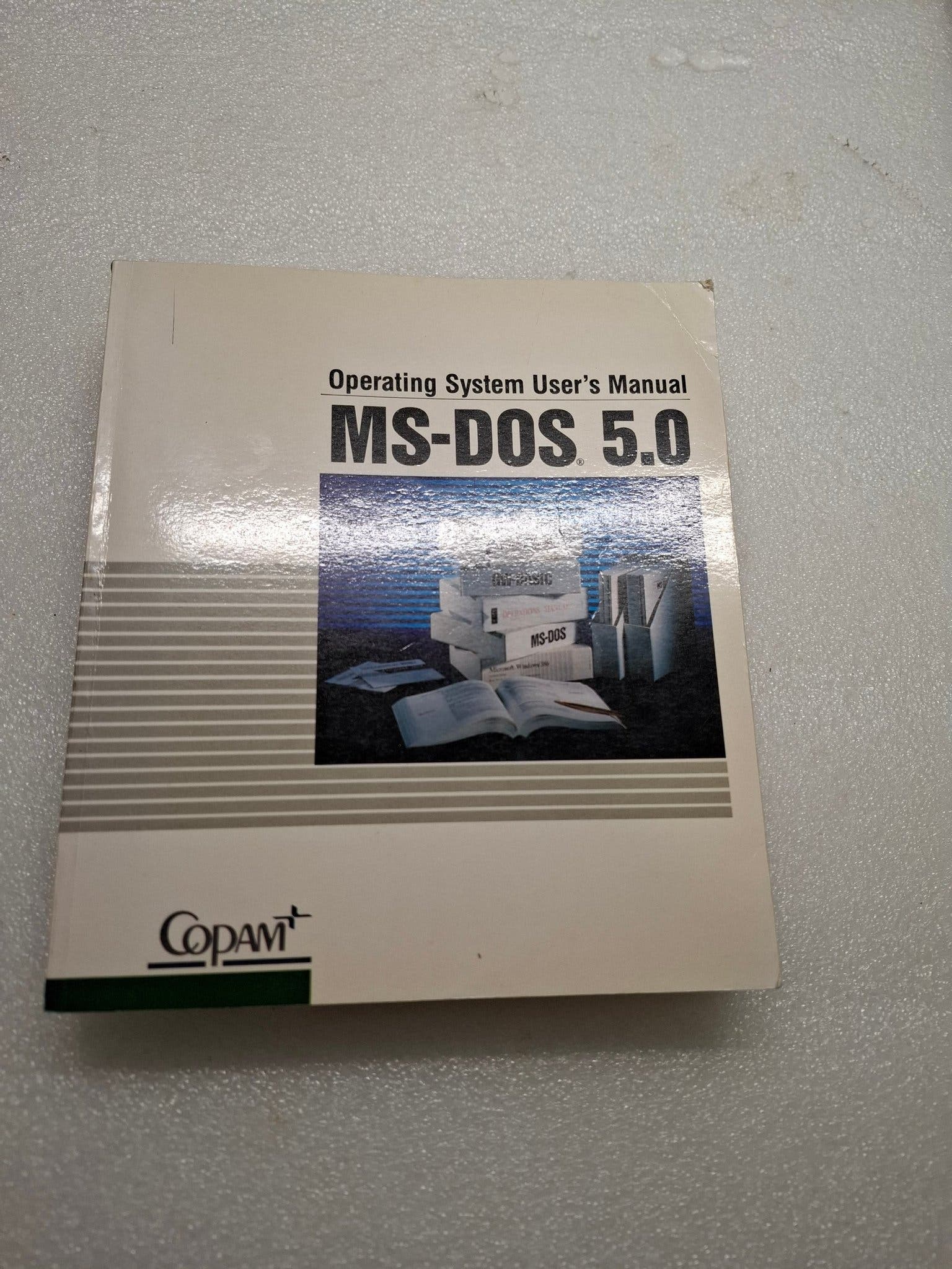 MS-DOS 5.0 Operating System User's Manual | Köp på Tradera (709327096)