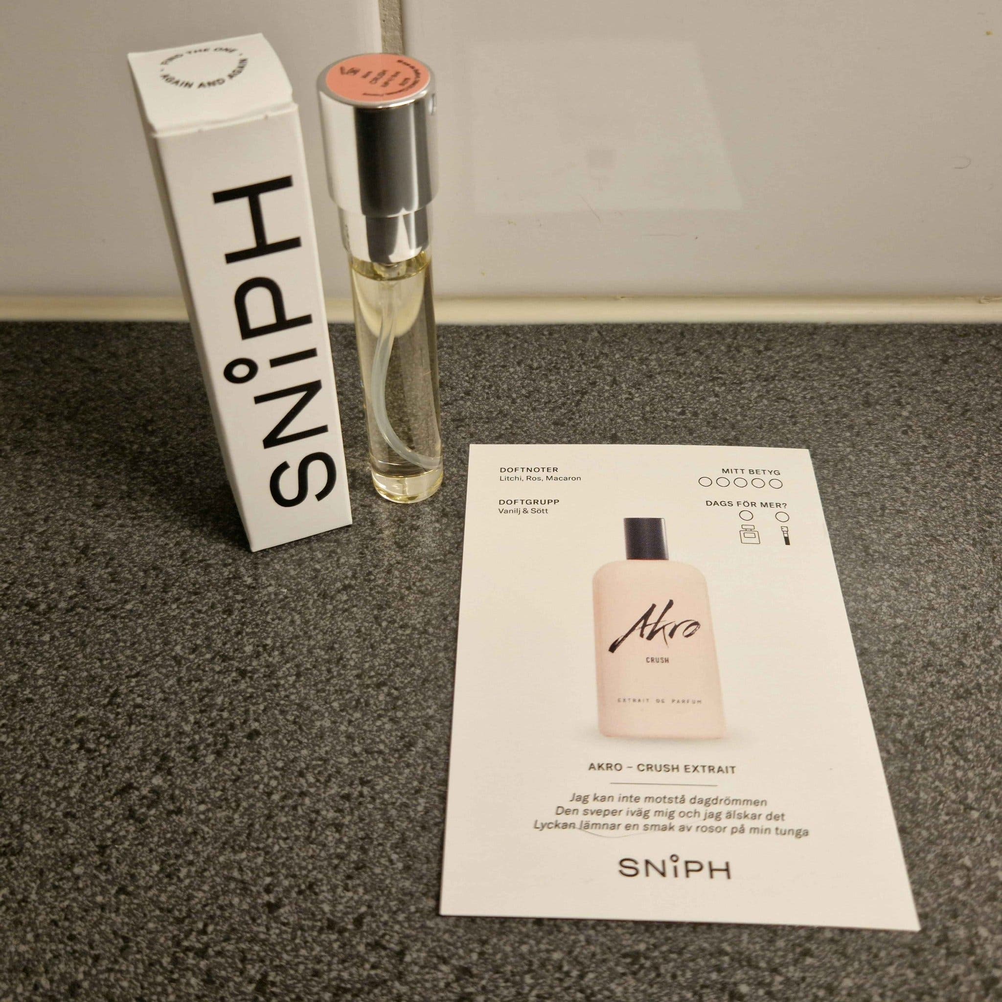 Sniph: Akro - Crush Extrait EdP | Köp på Tradera (711567771)