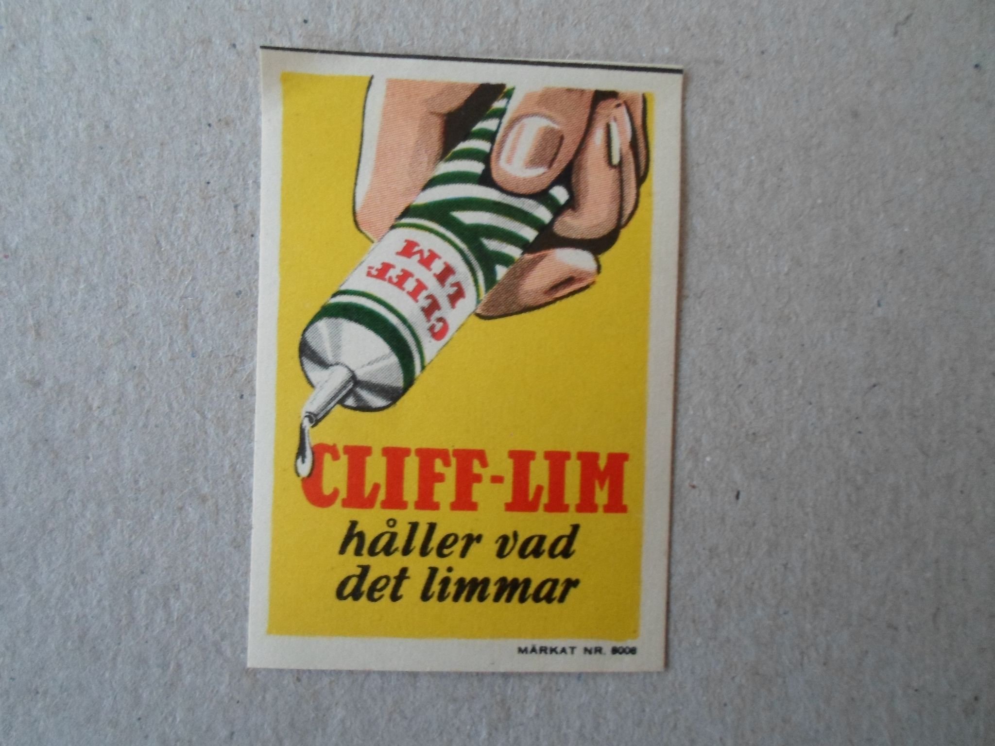 Brevmärke Cliff Lim Trevligt objekt | Köp på Tradera (652899204)