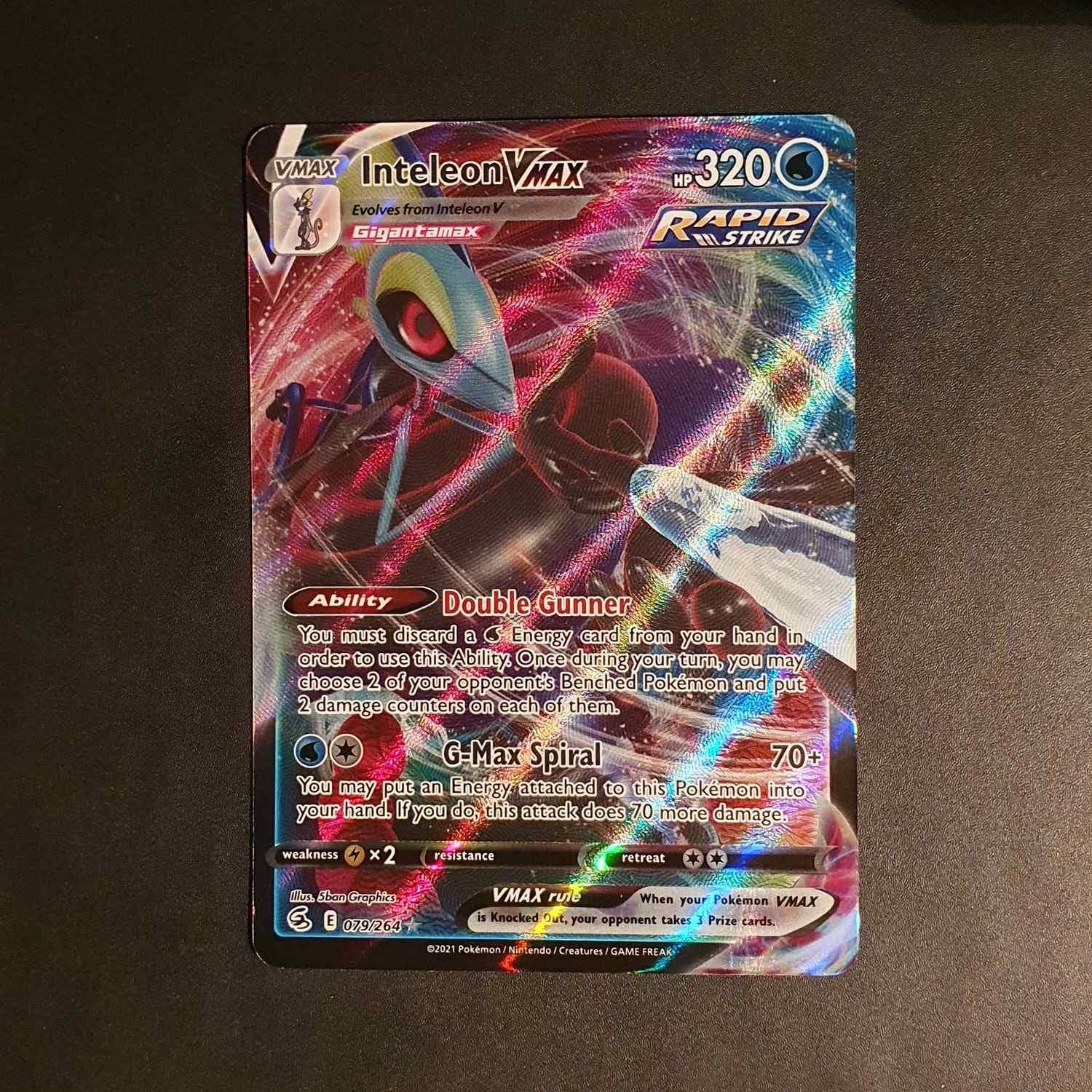 Pokemon Inteleon Vmax 079/264 Fusion Strike | Köp på Tradera (700896671)