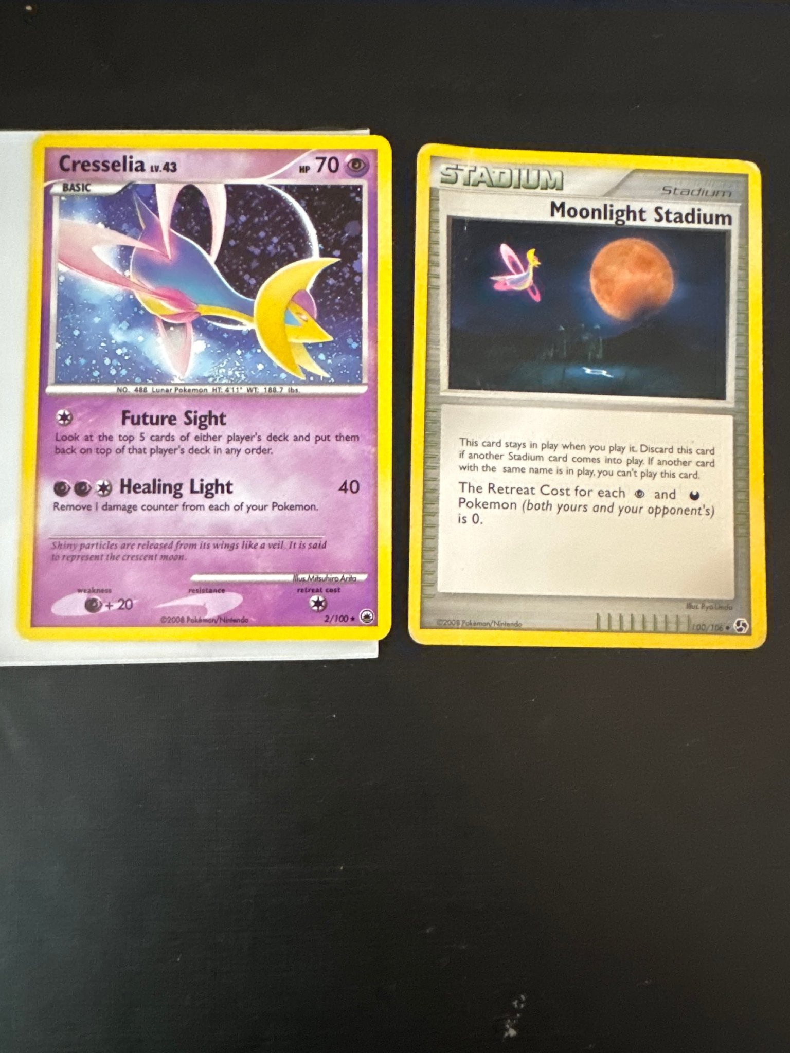 Cresselia & Moonlight Stadium - Pokemon Cards | Köp på Tradera (638411468)