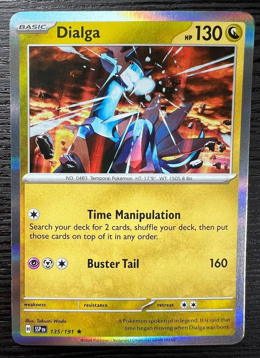 Dialga 135/191 Pokémonkort - Surging Sparks | Köp på Tradera (683784113)