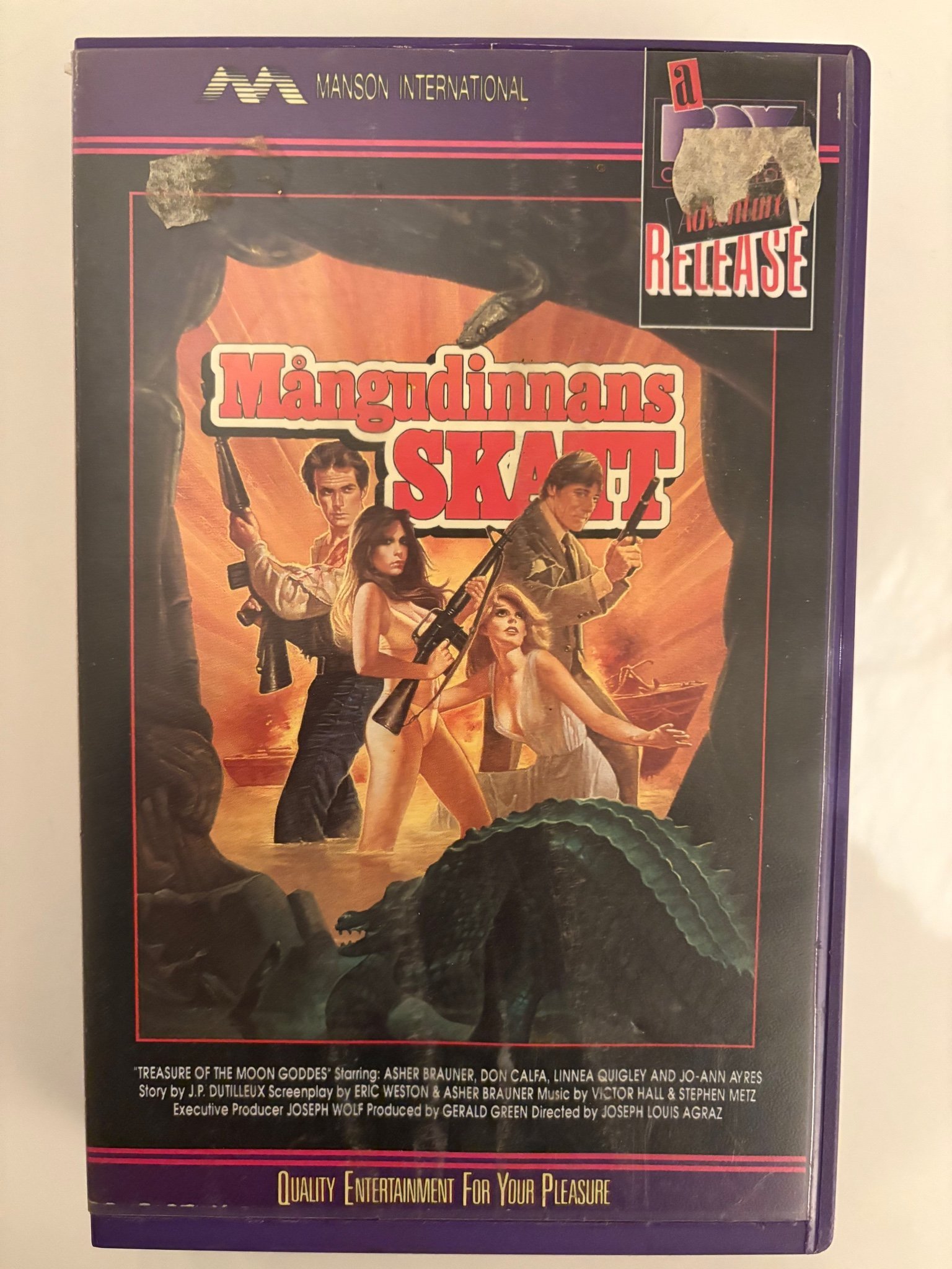 Mångudinnans Skatt (F.D Hyr-VHS) | Köp på Tradera (709339394)