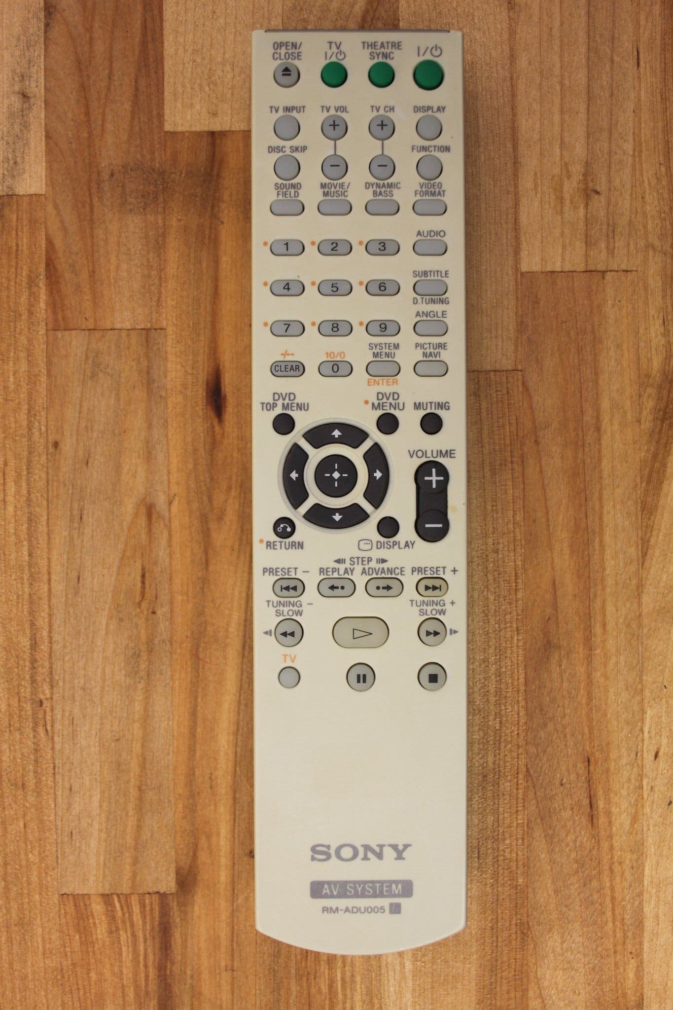Se produkter som liknar Sony RM-ADU005 AV System på Tradera (632072694)