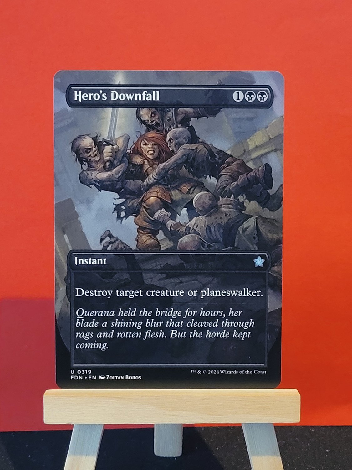 Hero's Downfall "Full Art" - Magic The Gathering | Köp på Tradera ...
